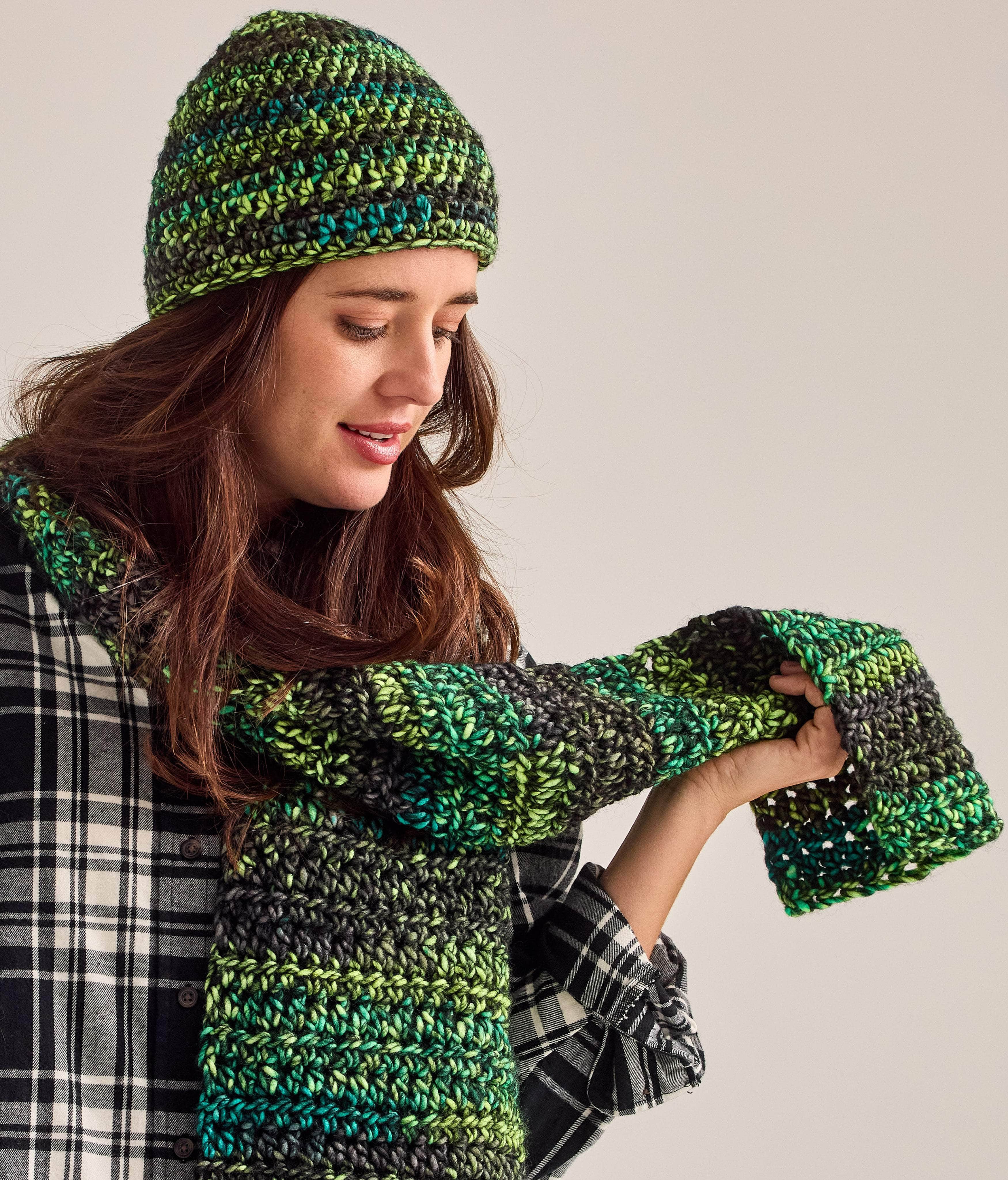 Citrus Grove Crochet Beanie and Scarf Set – Premier Yarns