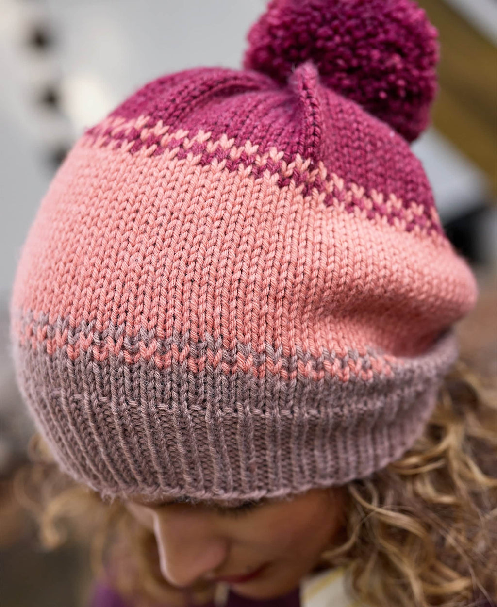 Earth and Berry Beanie – Premier Yarns