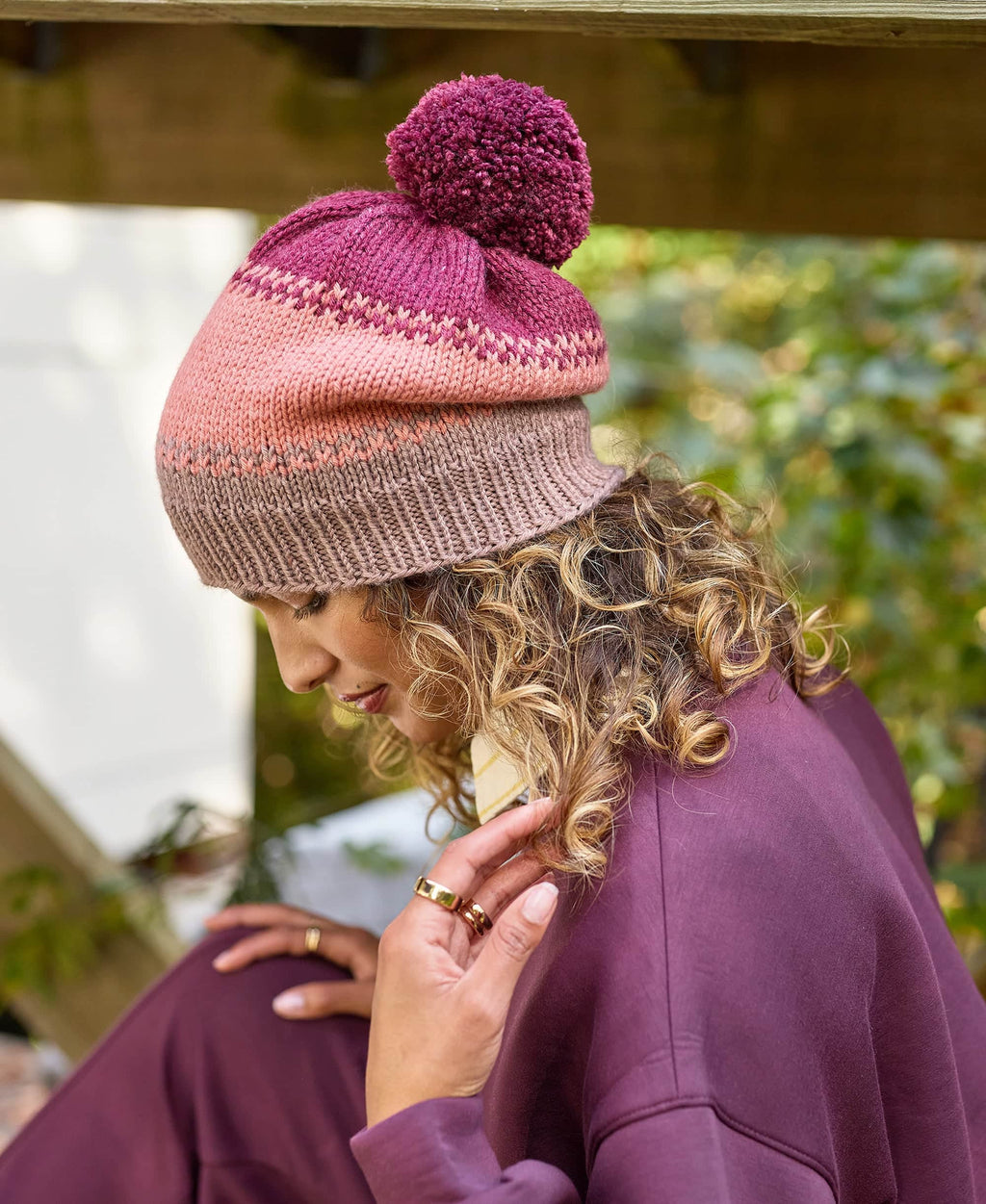 Earth and Berry Beanie – Premier Yarns