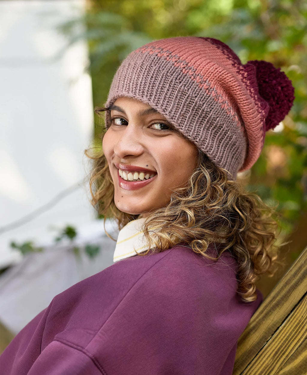 Earth and Berry Beanie – Premier Yarns