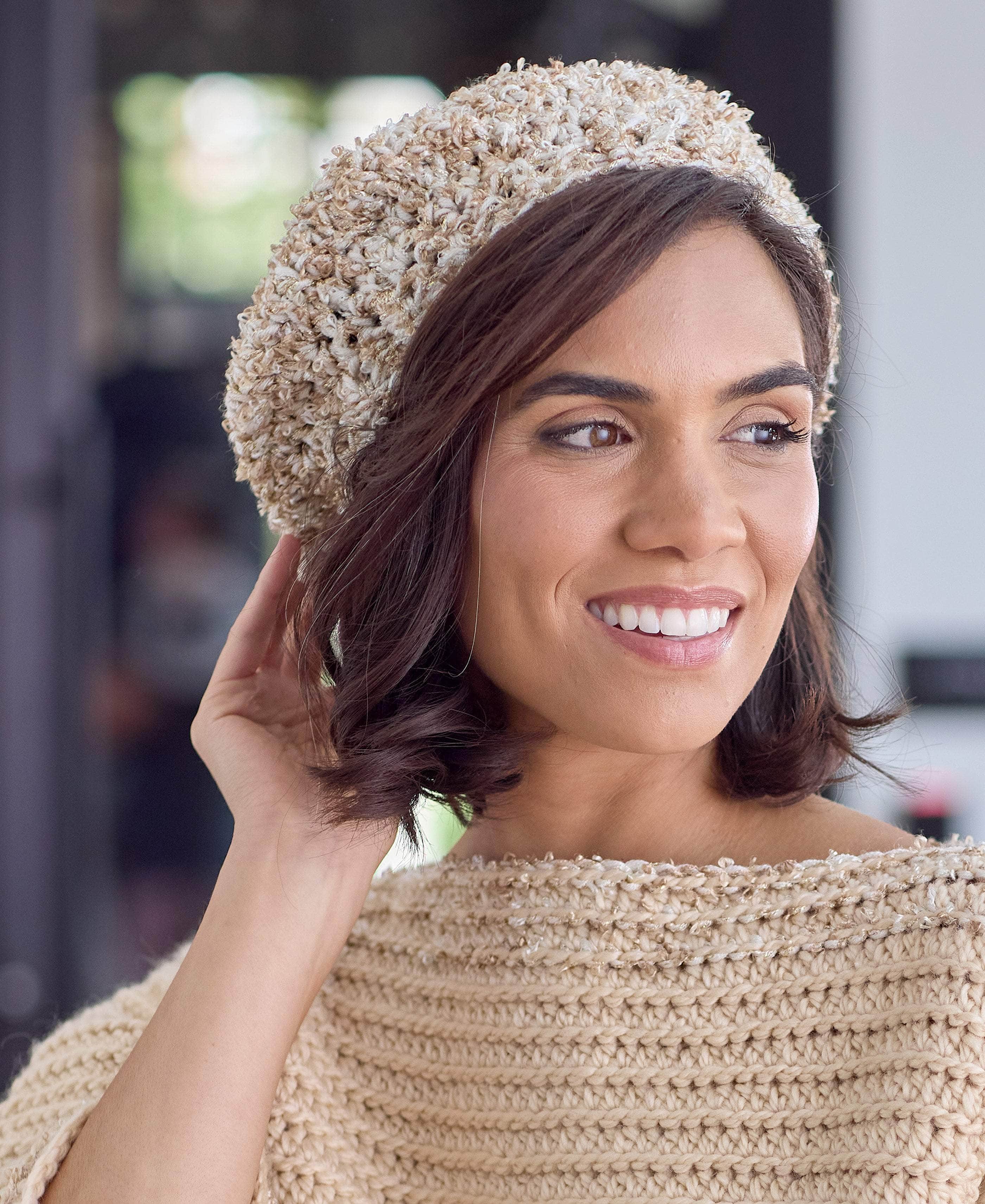 Golden Thread Top and Beret Set – Premier Yarns