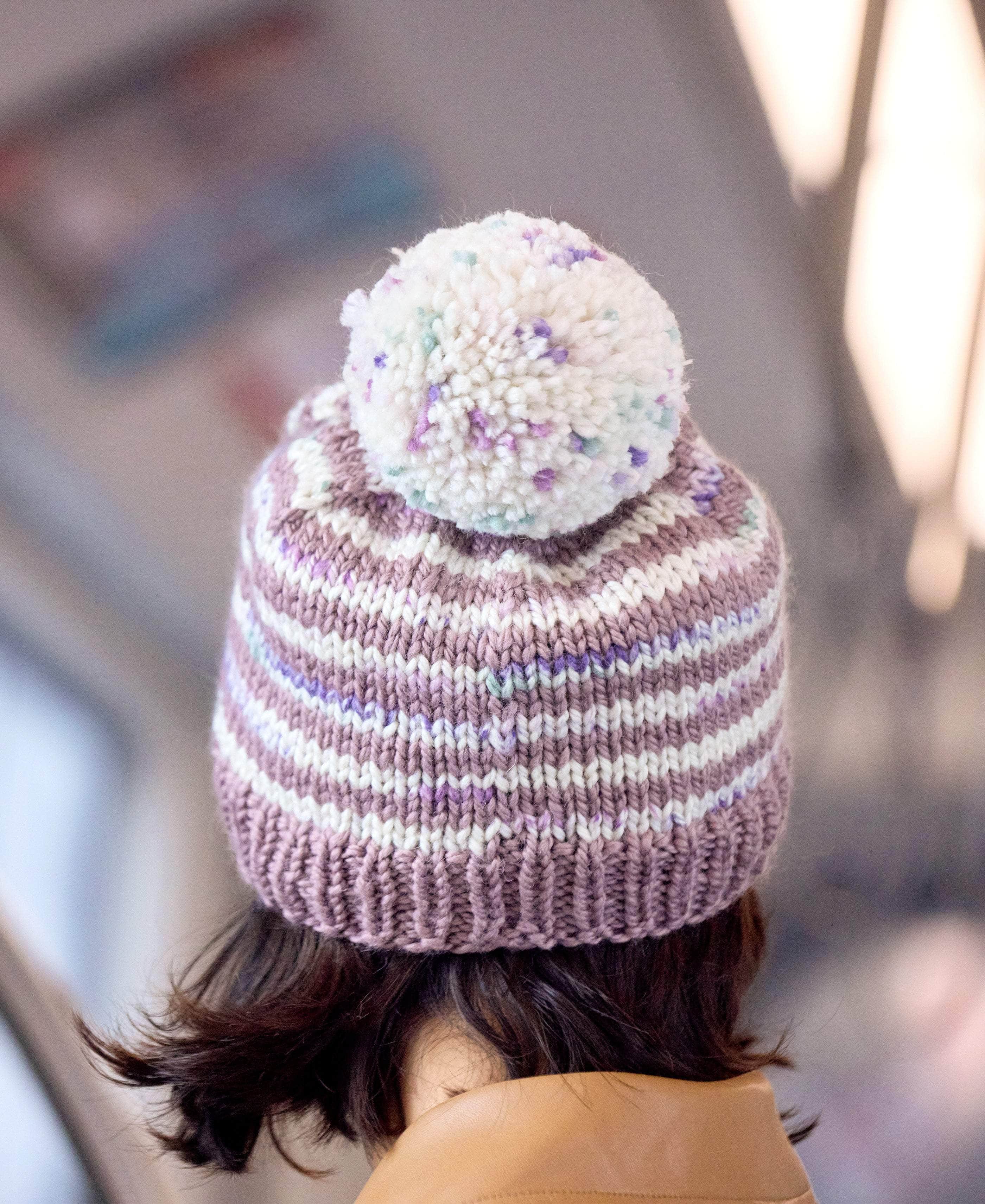 Cozy Stripes Beanie – Premier Yarns