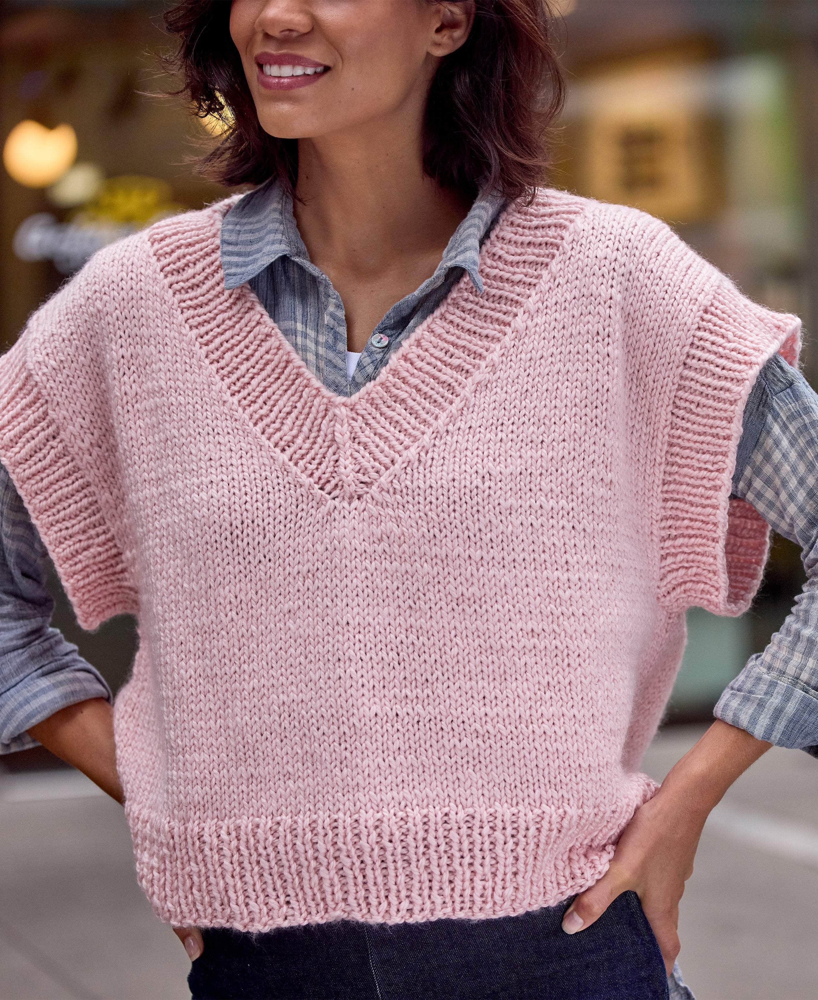 V-Neck Capsule Vest – Premier Yarns