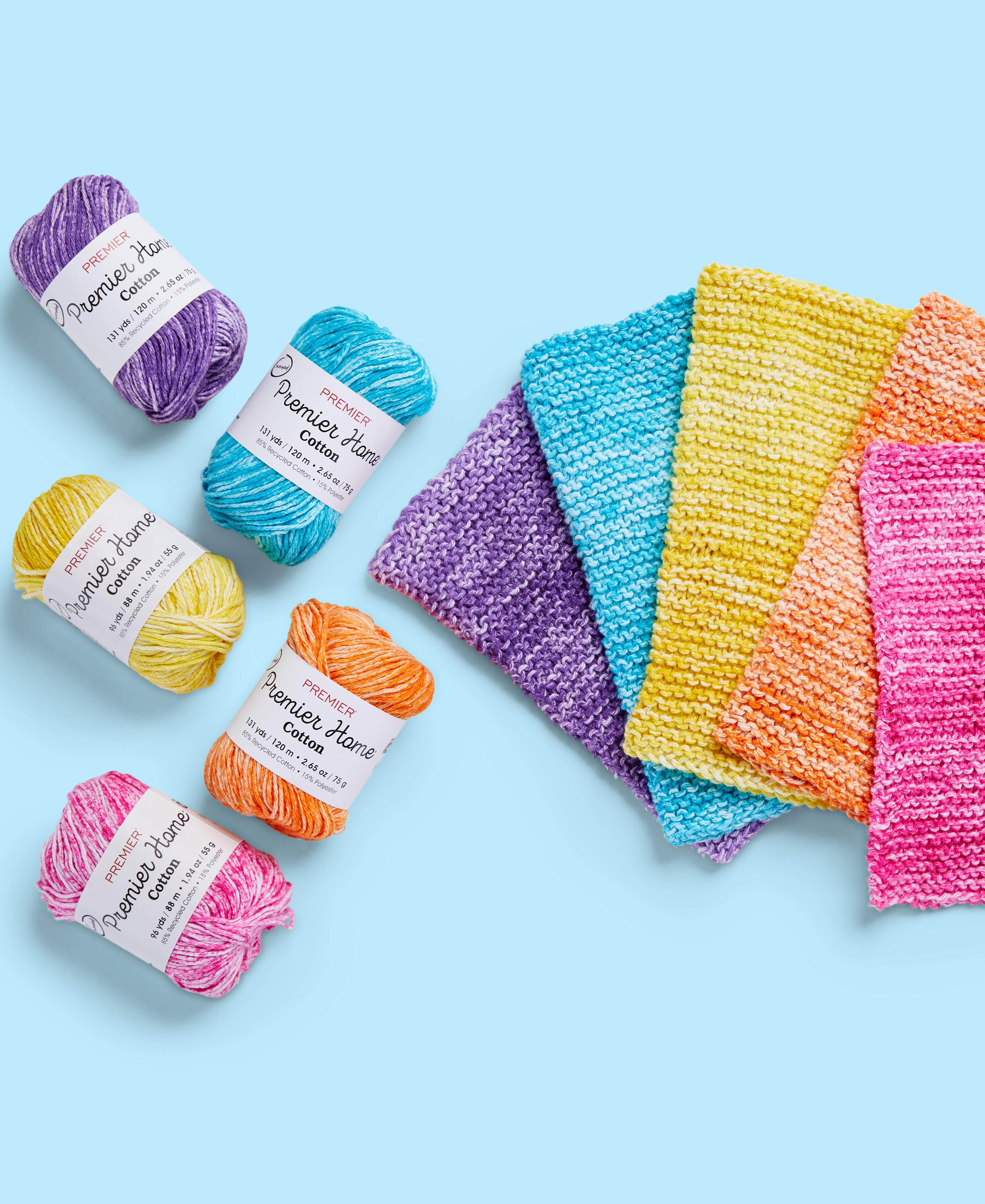 Easy Garter Dishcloth – Premier Yarns
