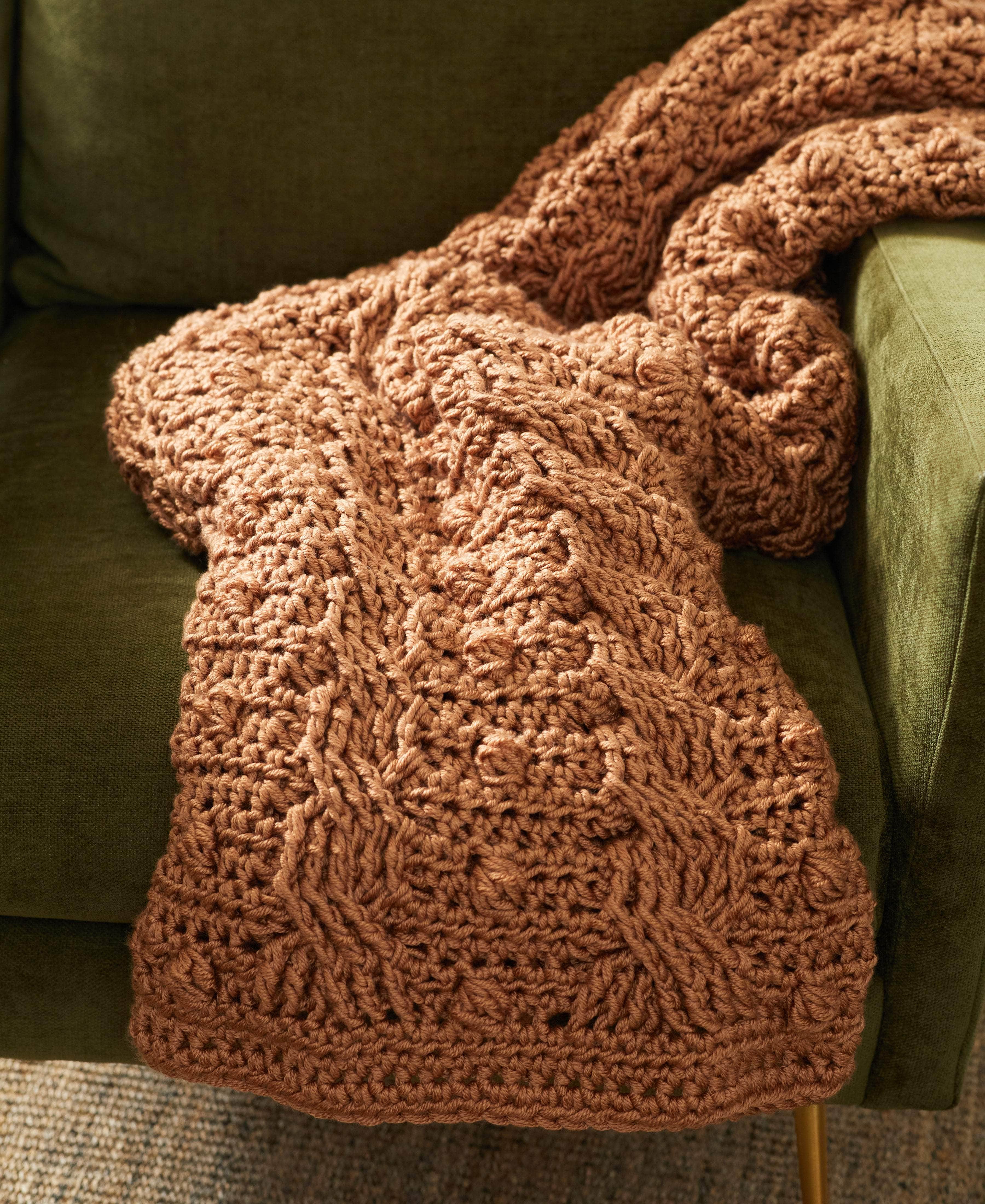 Expanding Cables Throw – Premier Yarns