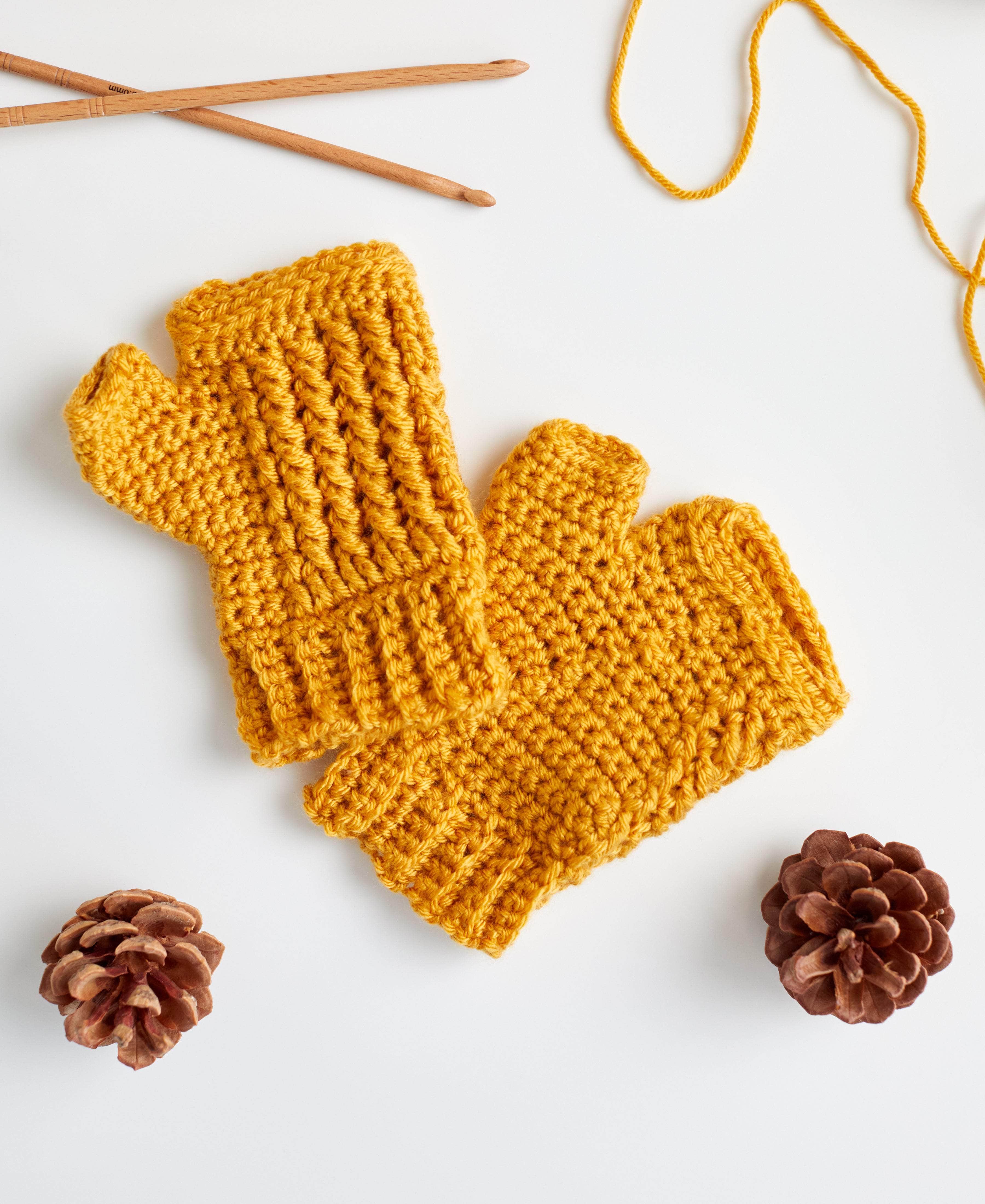 Cable Columns Mitts or Mittens – Premier Yarns