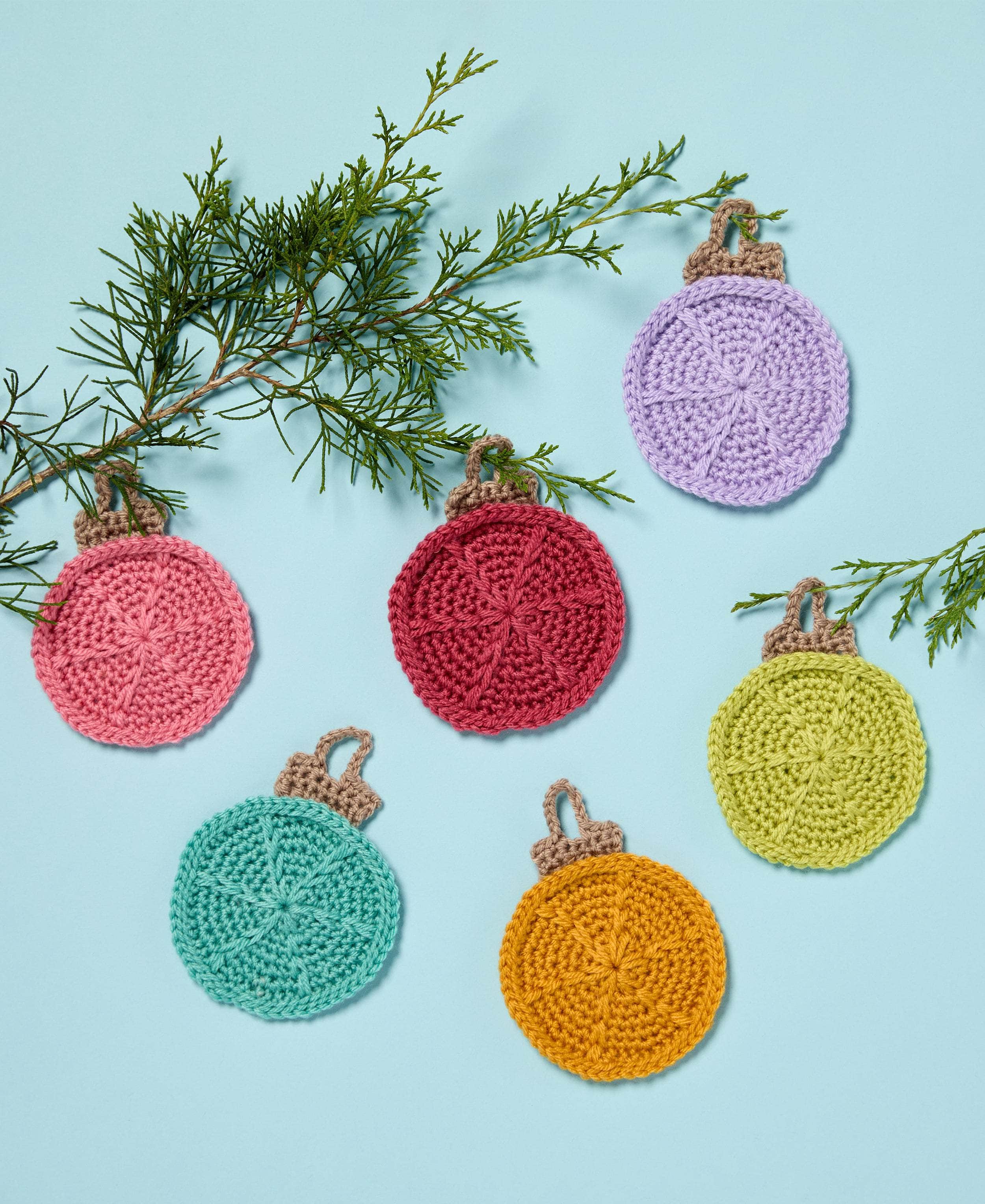 Holiday Bauble Coasters – Premier Yarns