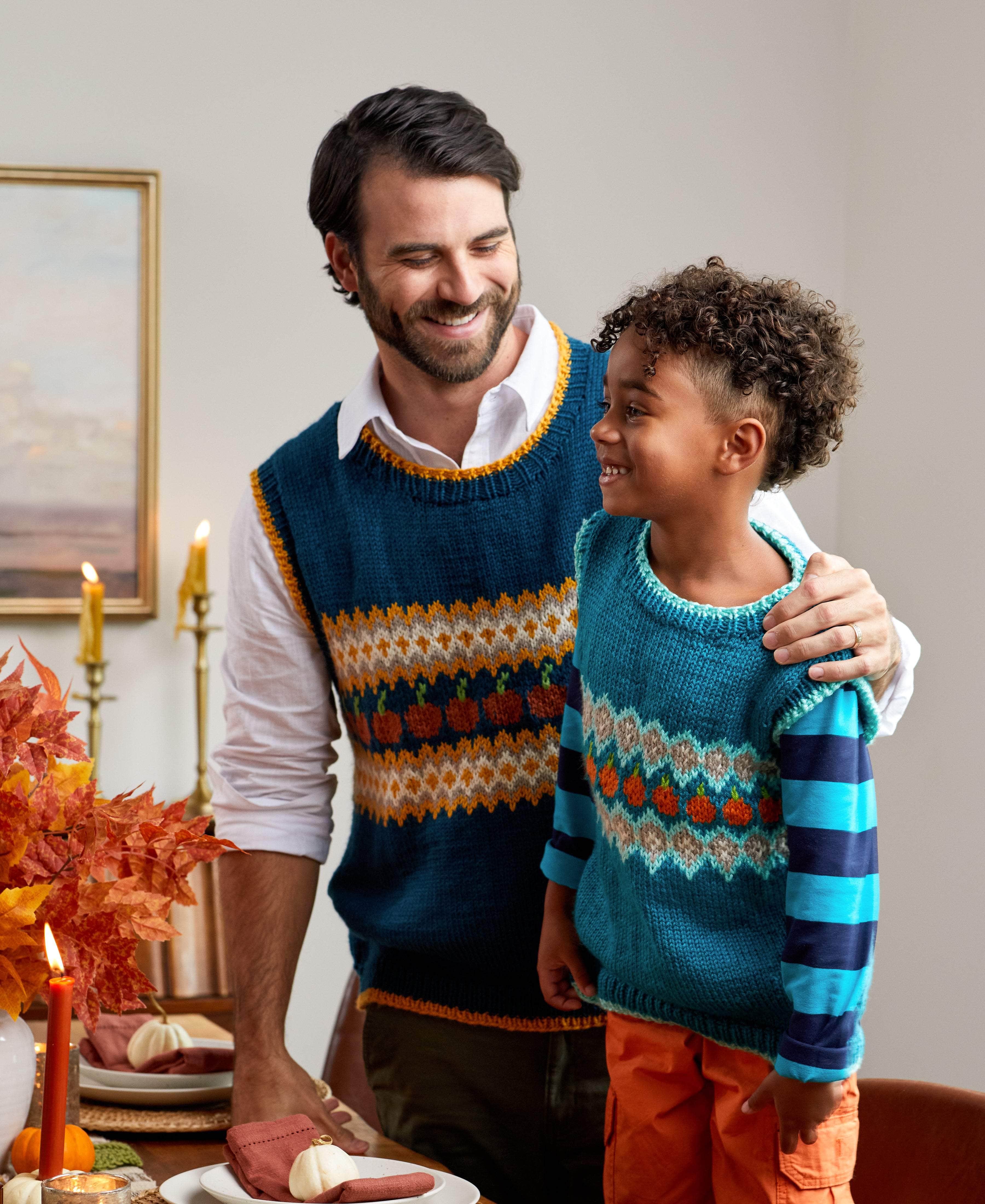 Child Pumpkin Path Vest – Premier Yarns