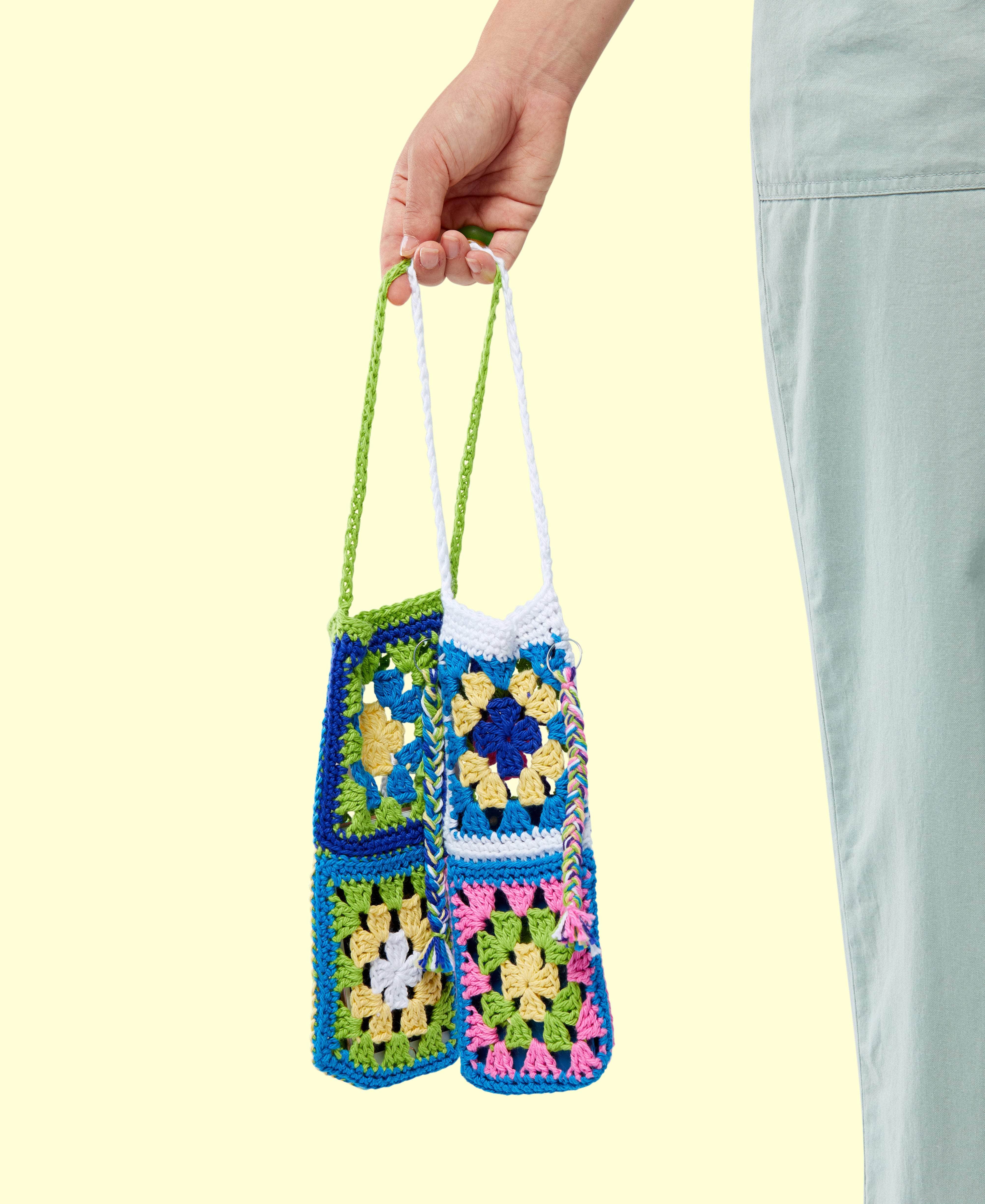 Granny Square Phone Pouch – Premier Yarns