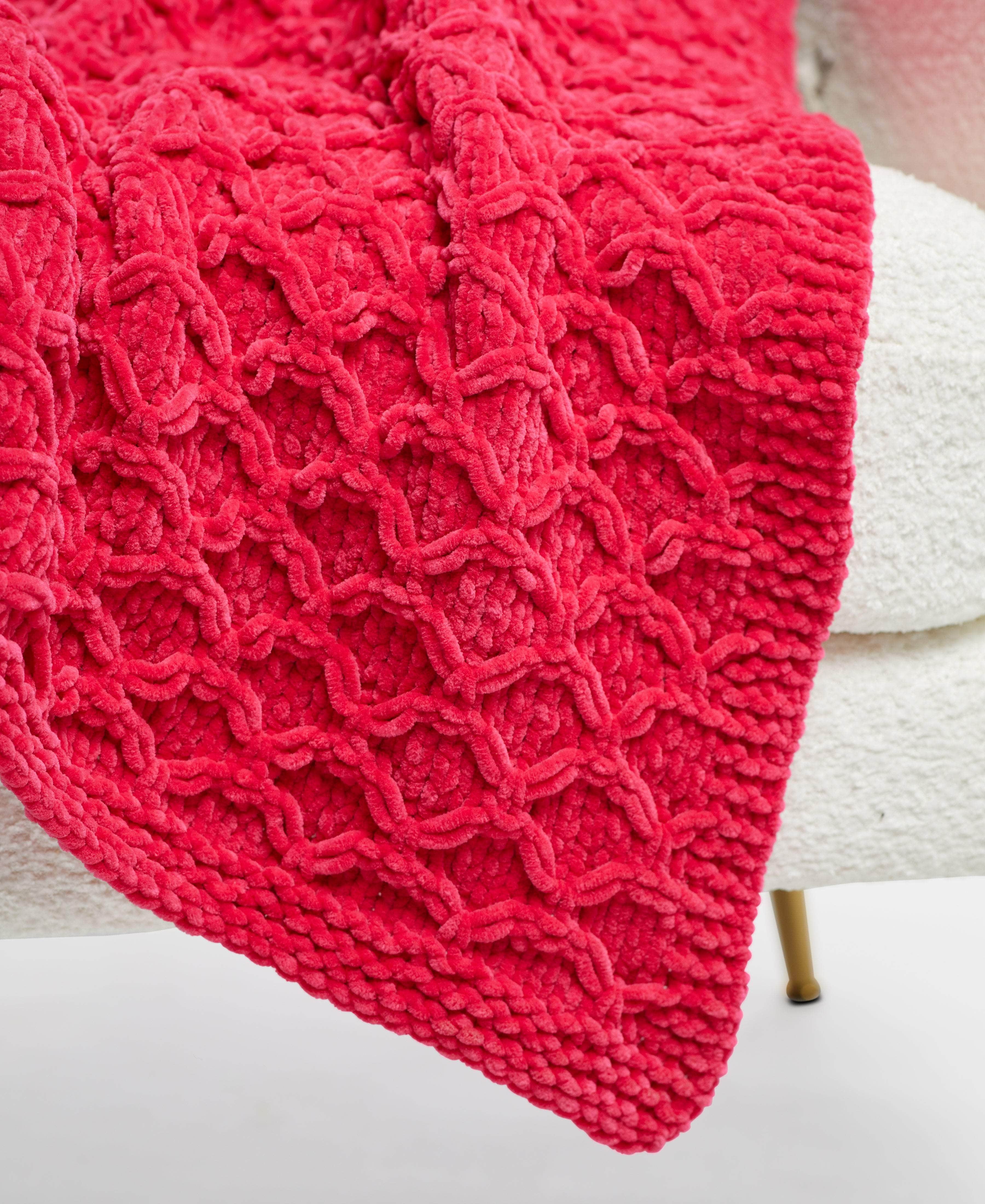 Slip Stitch Honeycomb Throw – Premier Yarns