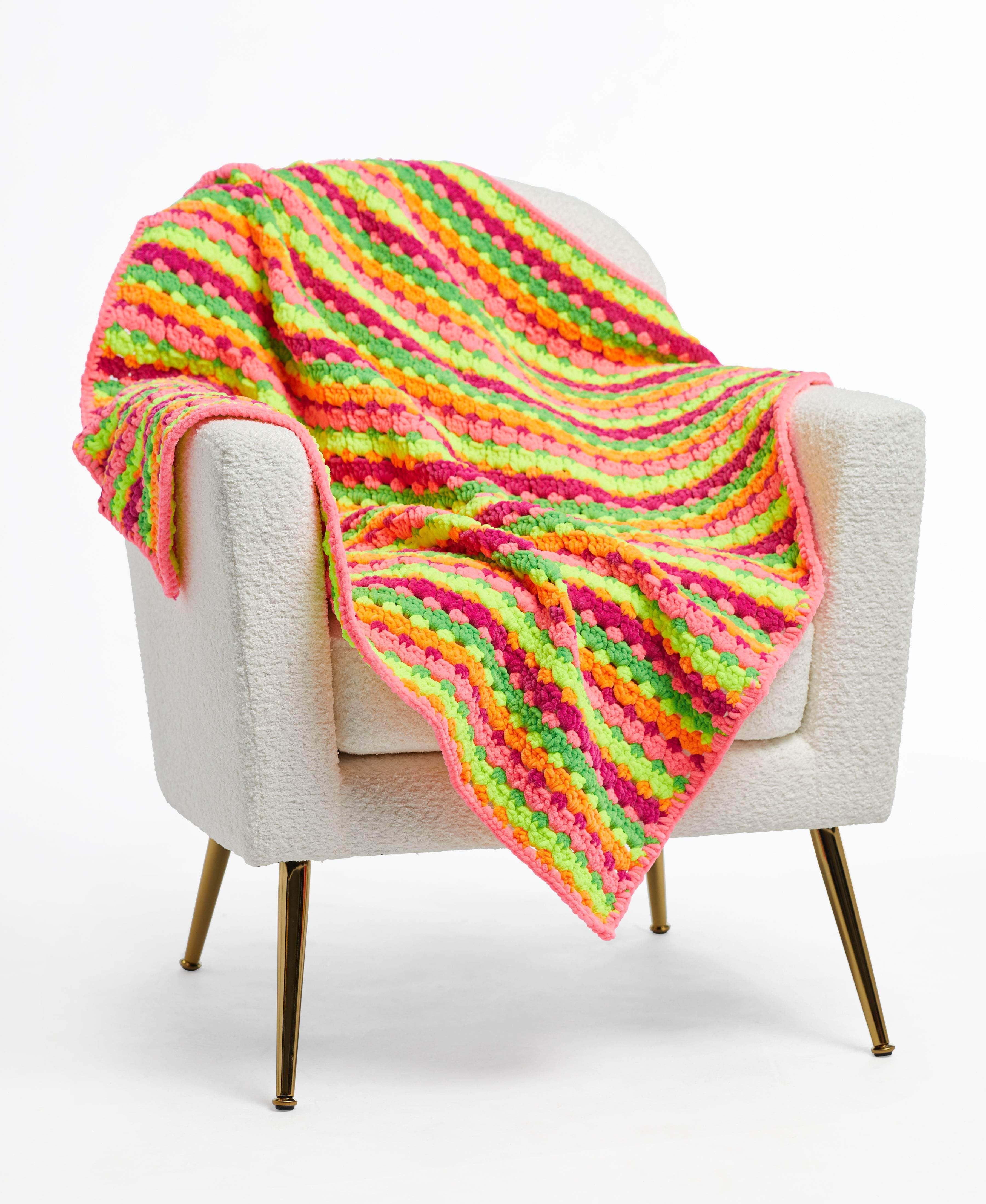Dots and Dashes Blanket – Premier Yarns
