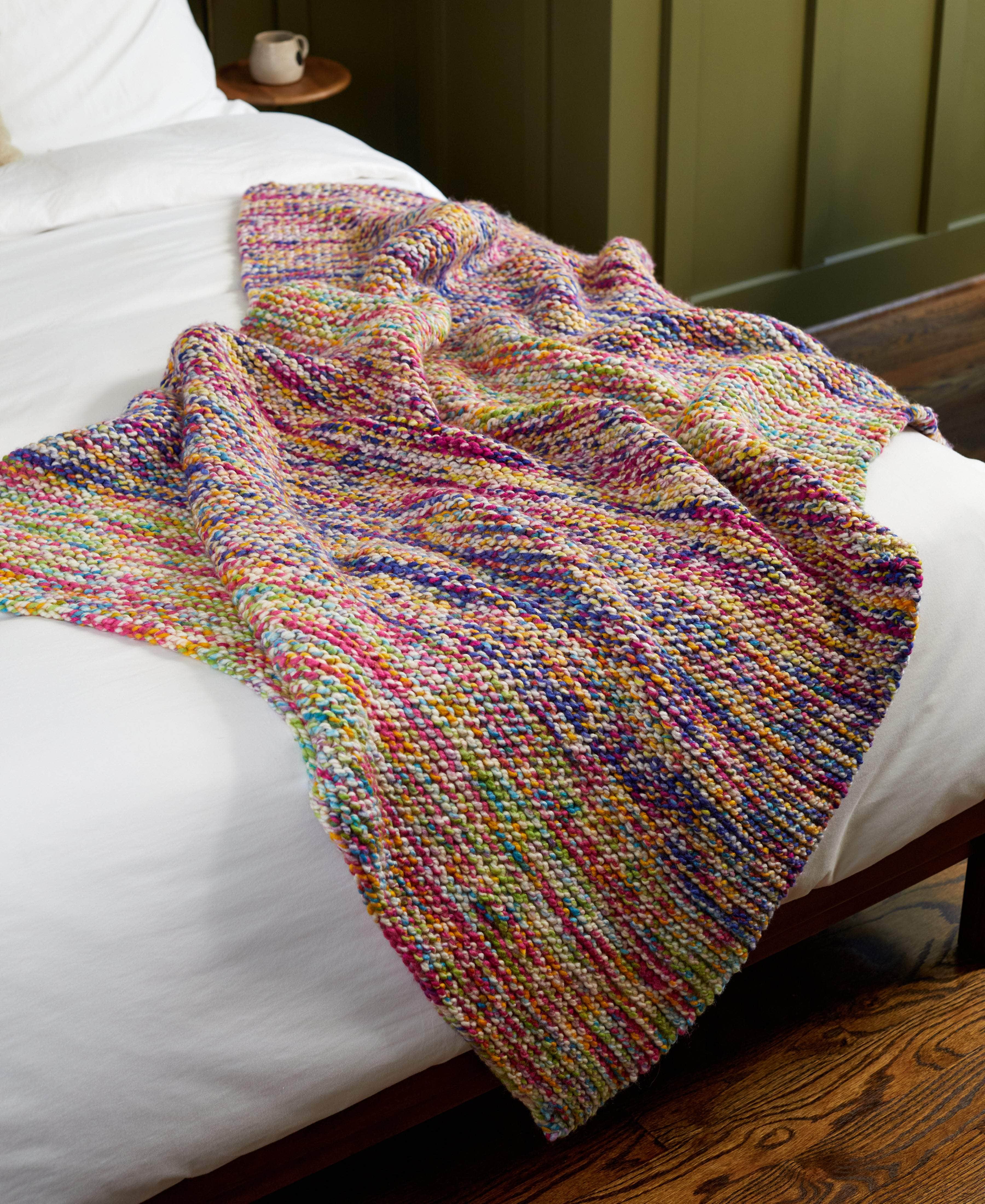 Garter Stripe Throw – Premier Yarns