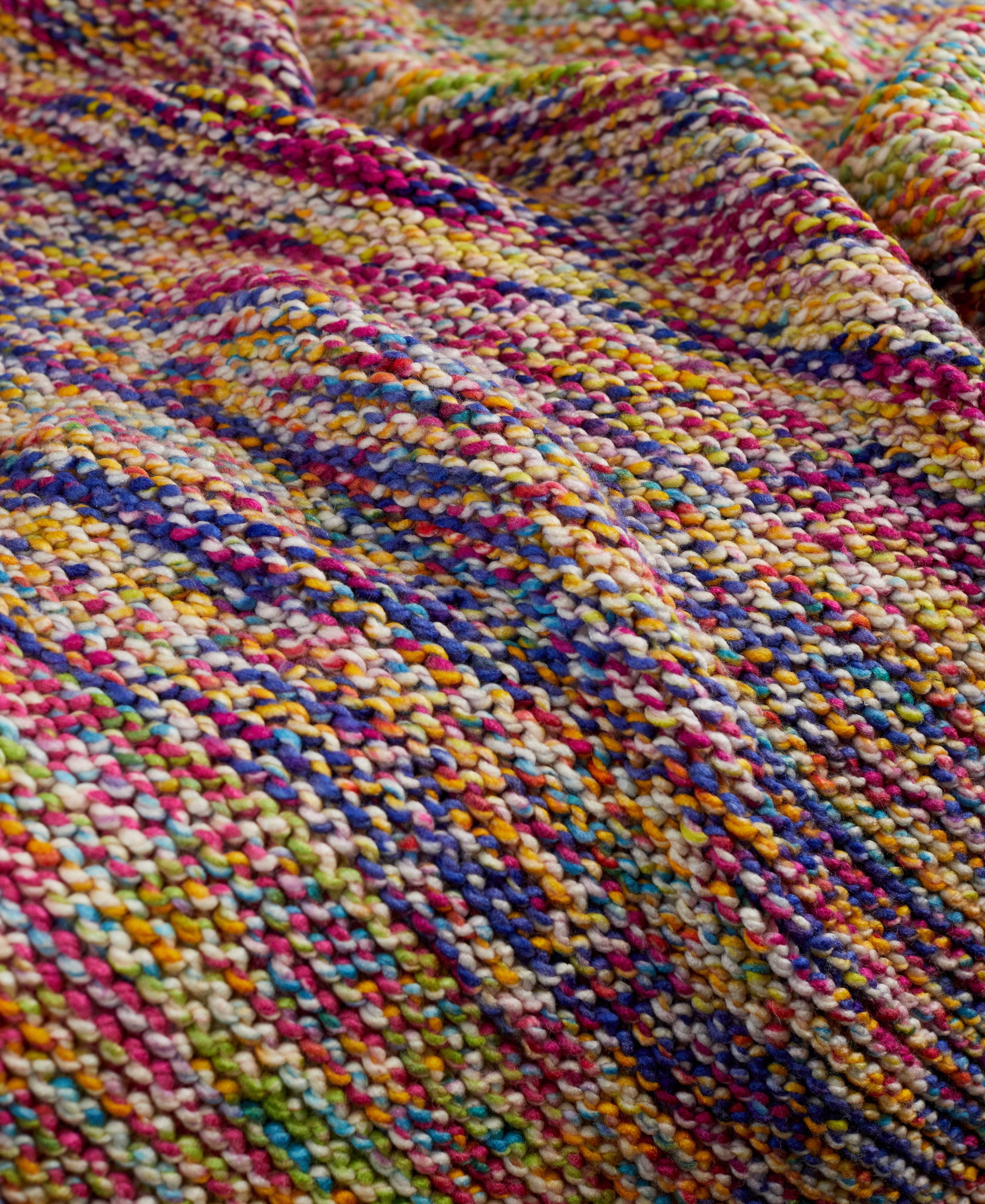 Garter Stripe Throw – Premier Yarns