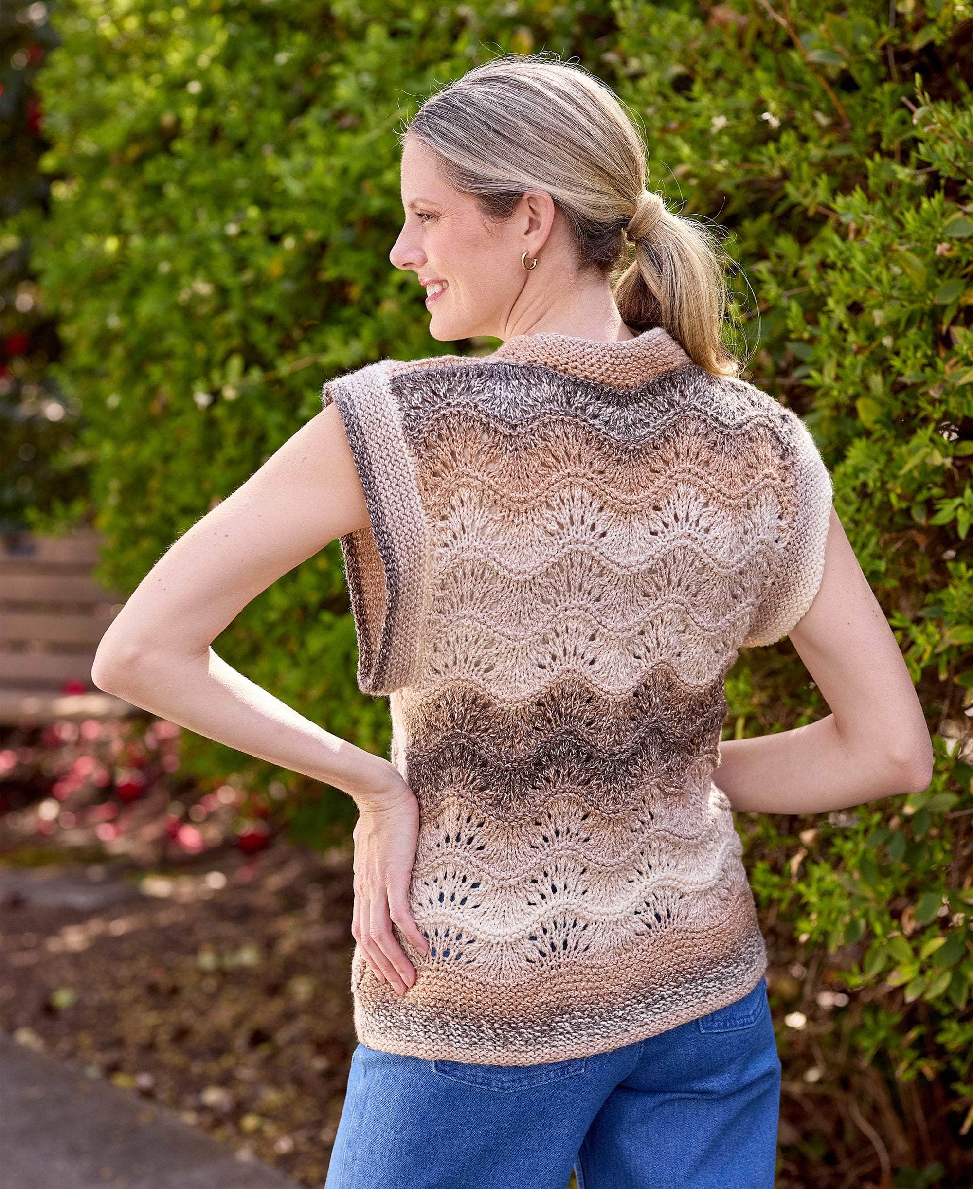 Pebbled Path Vest – Premier Yarns