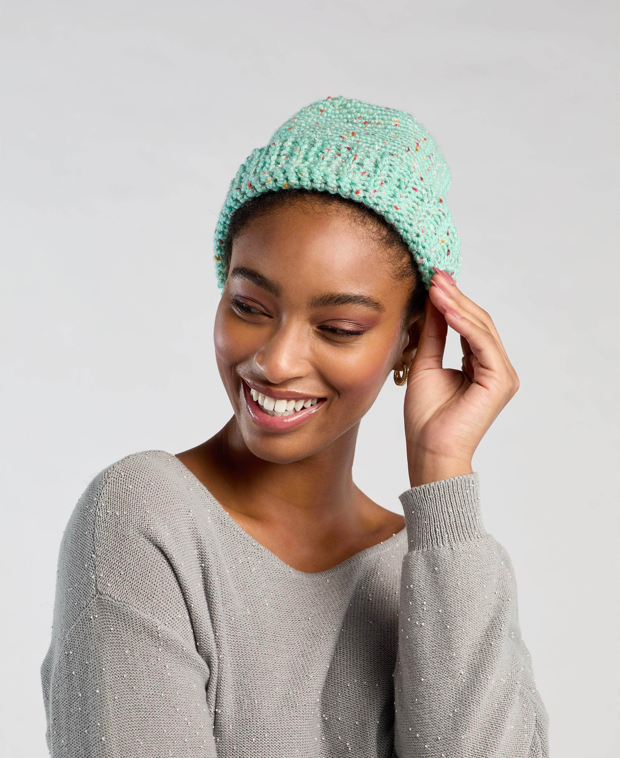 Staple Stitch Crochet Beanie – Premier Yarns