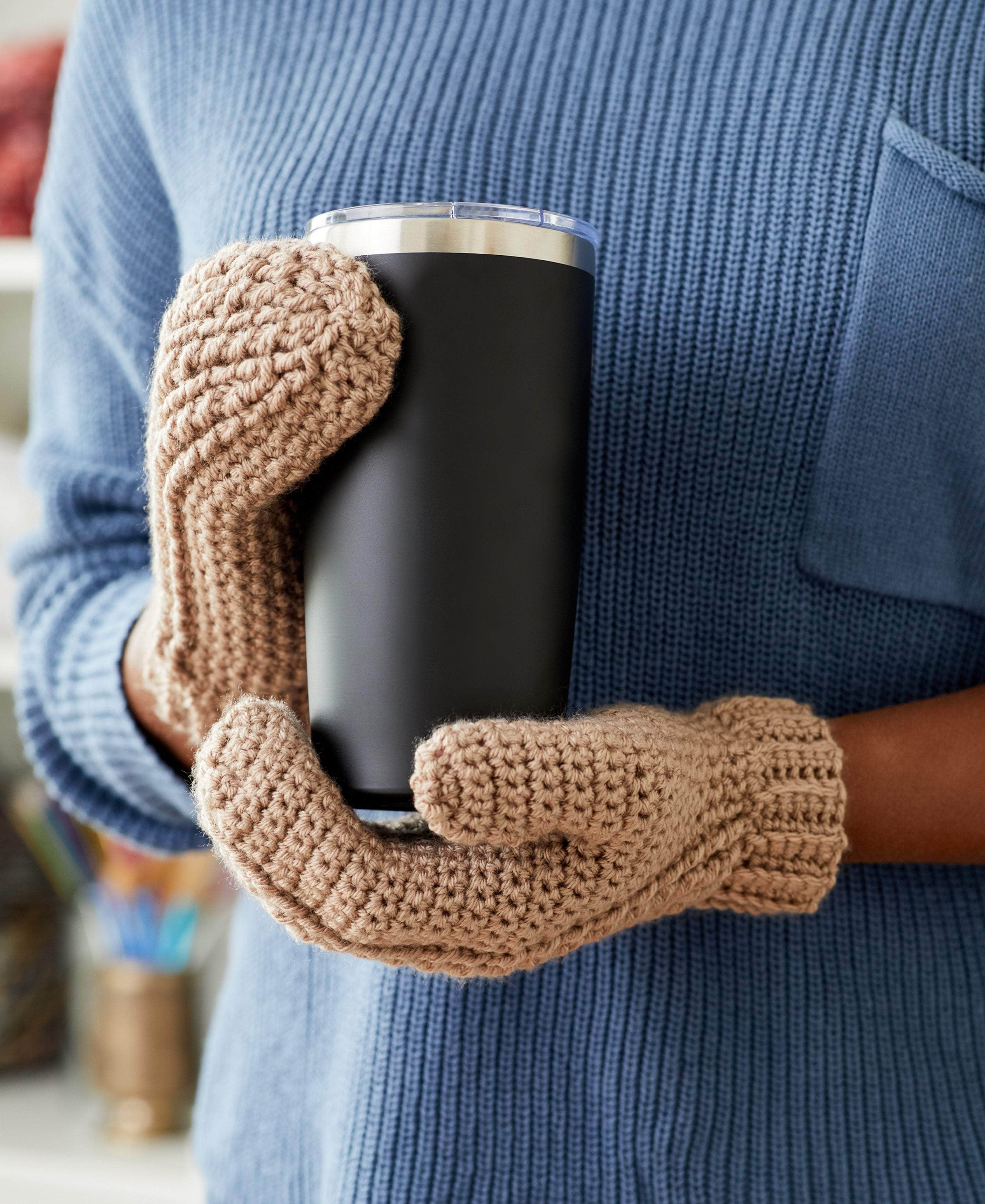 Cable Columns Mitts or Mittens – Premier Yarns