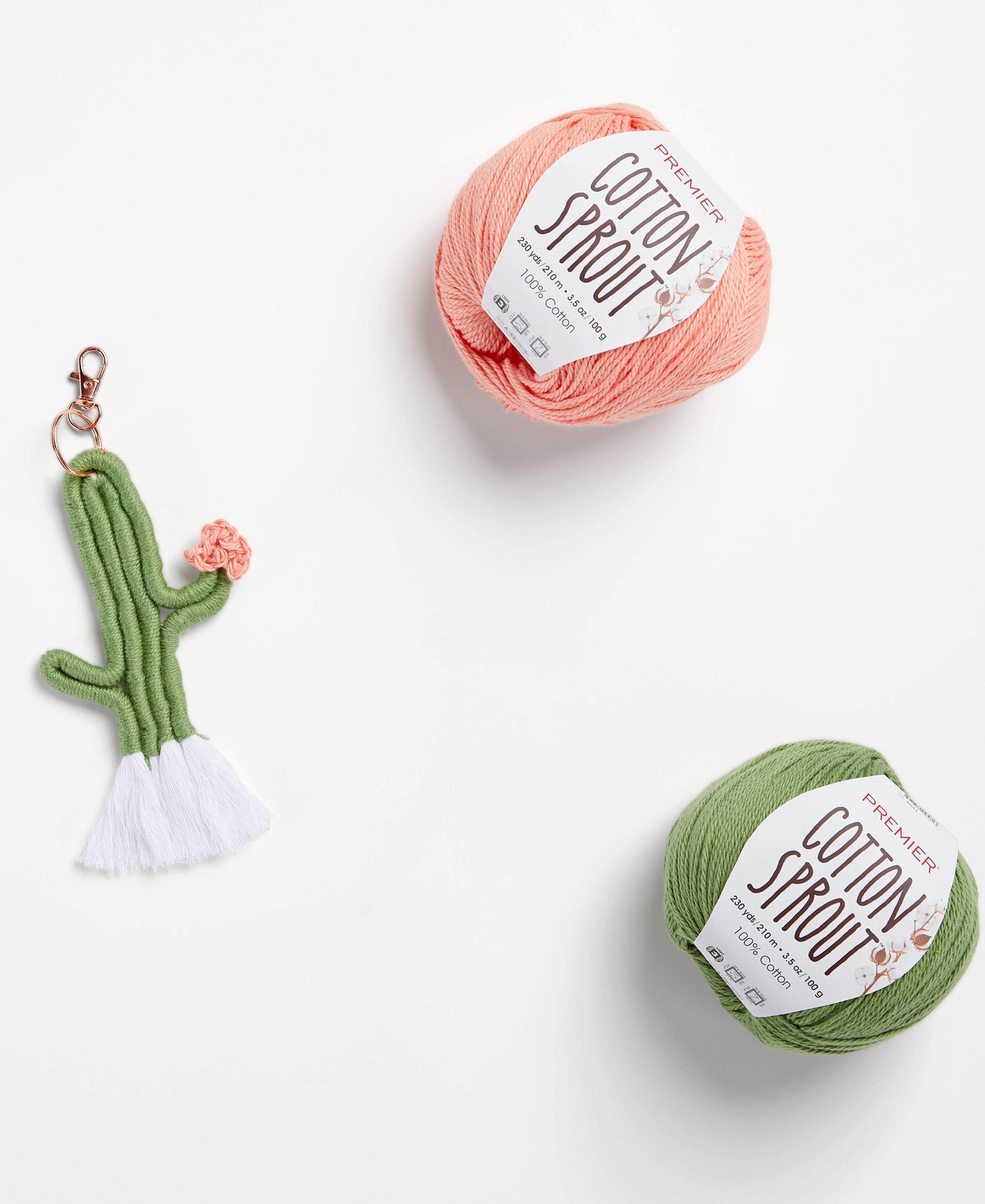 Cactus Keychain – Premier Yarns