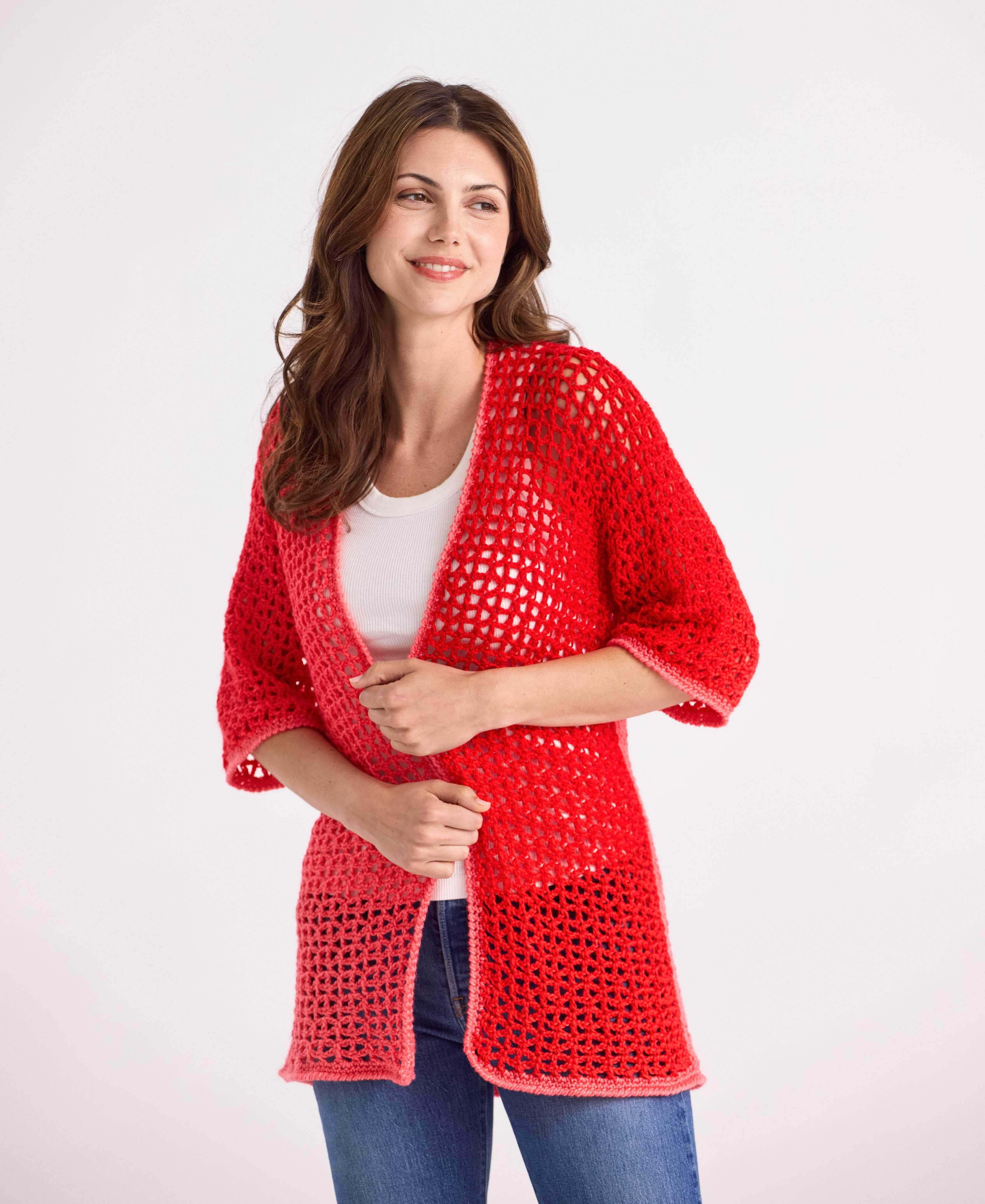 Cascading Colors Cardigan – Premier Yarns