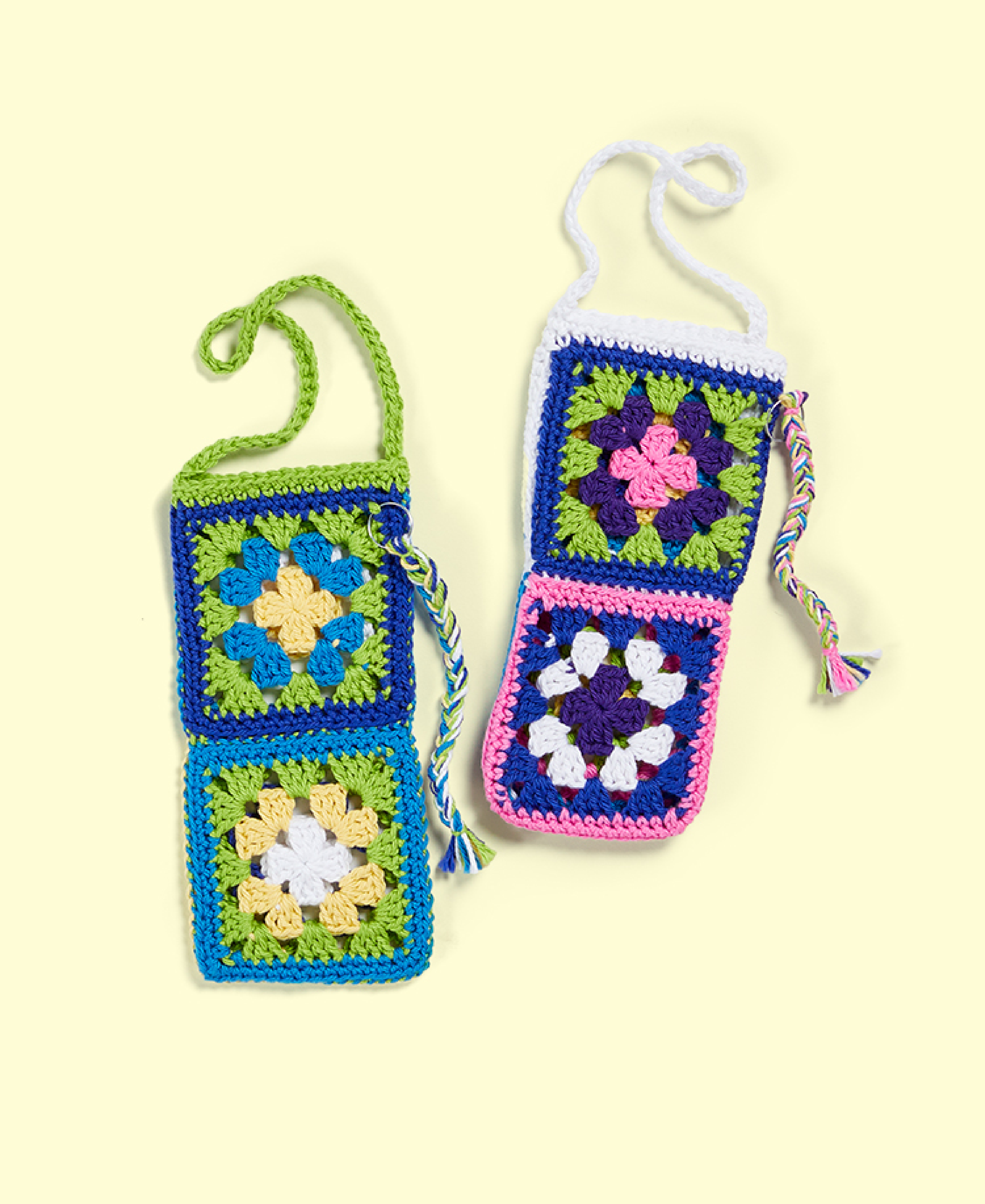Granny Square Phone Pouch – Premier Yarns