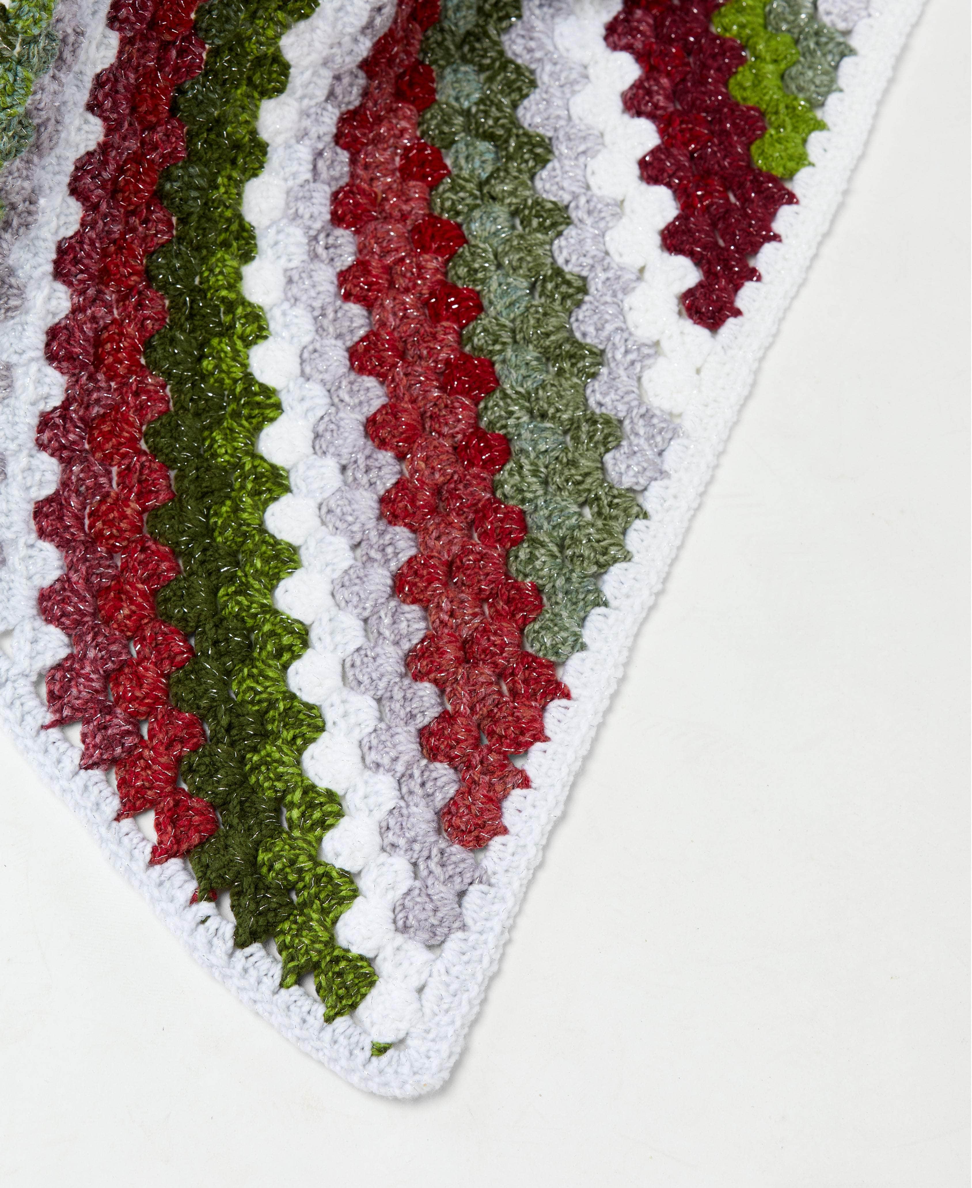 Diagonal Granny Stripe Throw – Premier Yarns