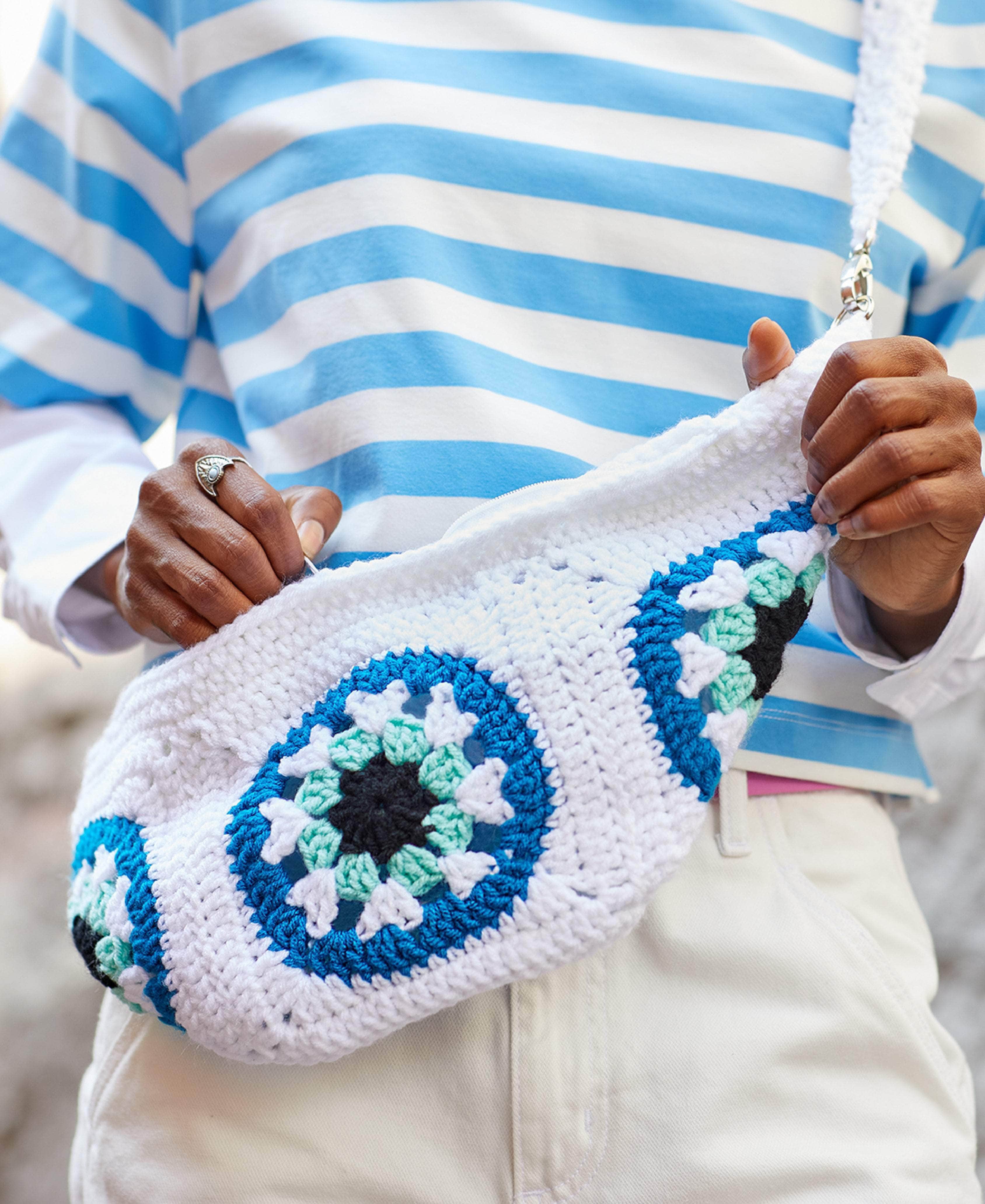 Evil Eye Sling Satchel – Premier Yarns