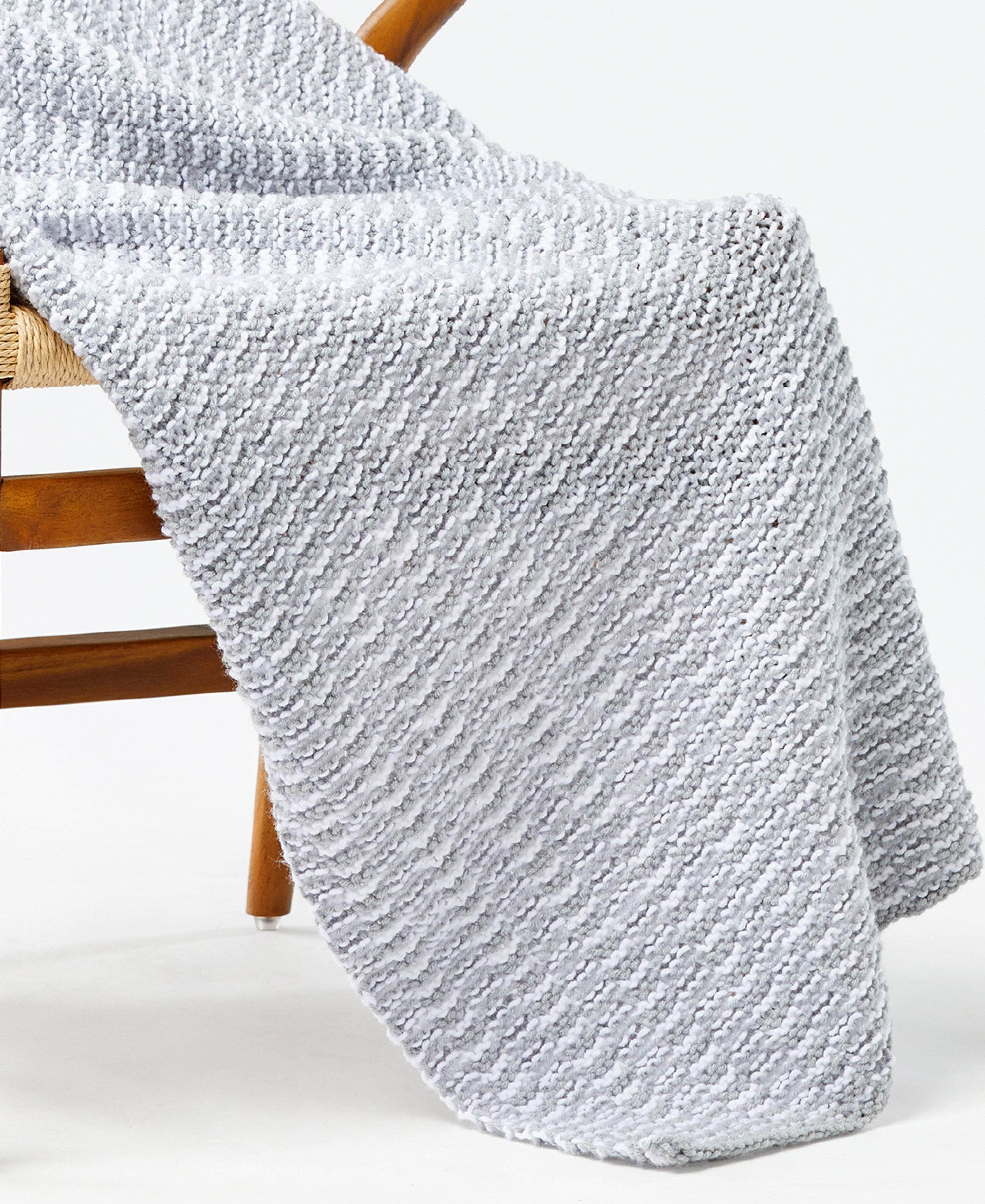 Broken Garter Throw – Premier Yarns