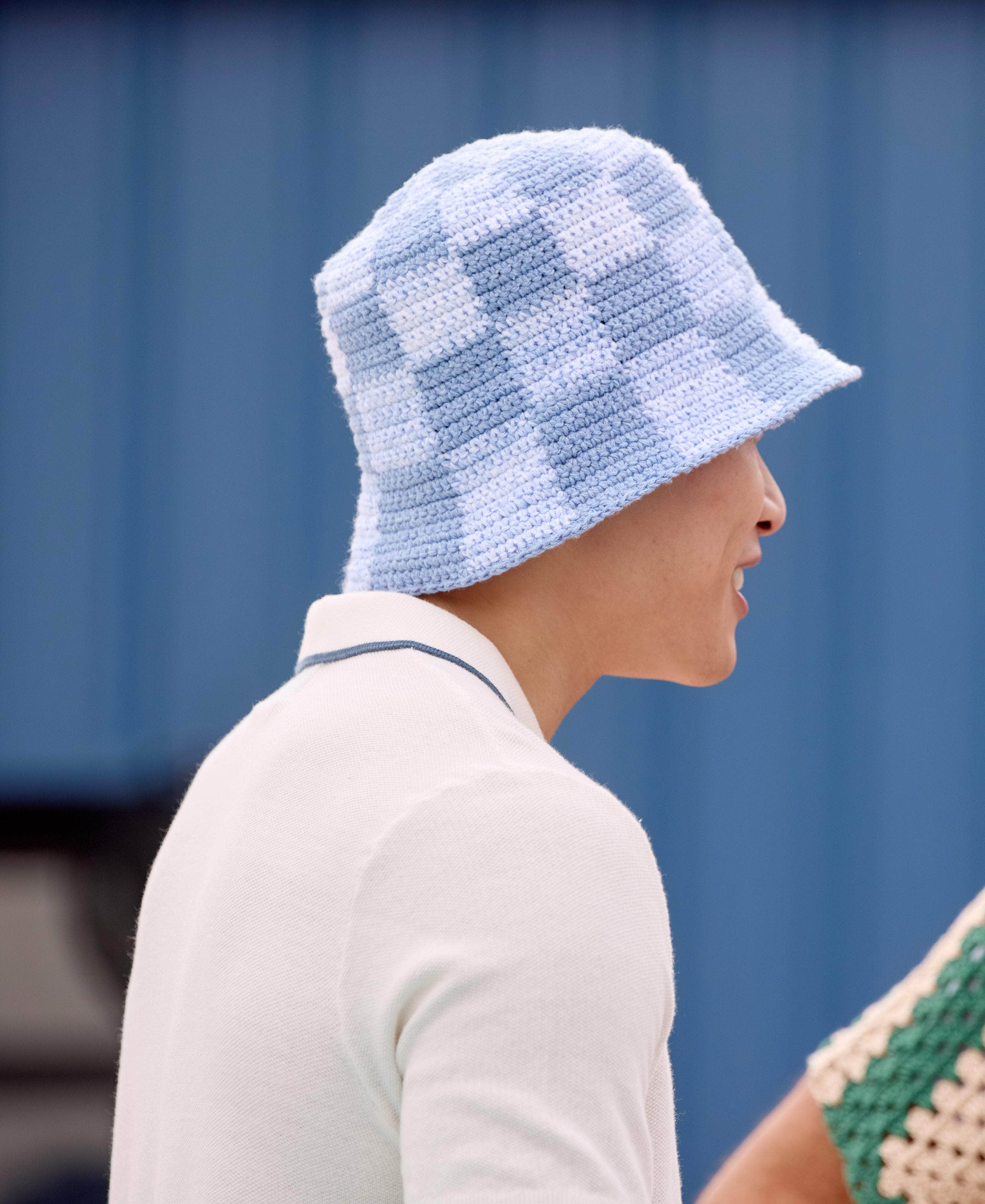 Checkmate Bucket Hat – Premier Yarns