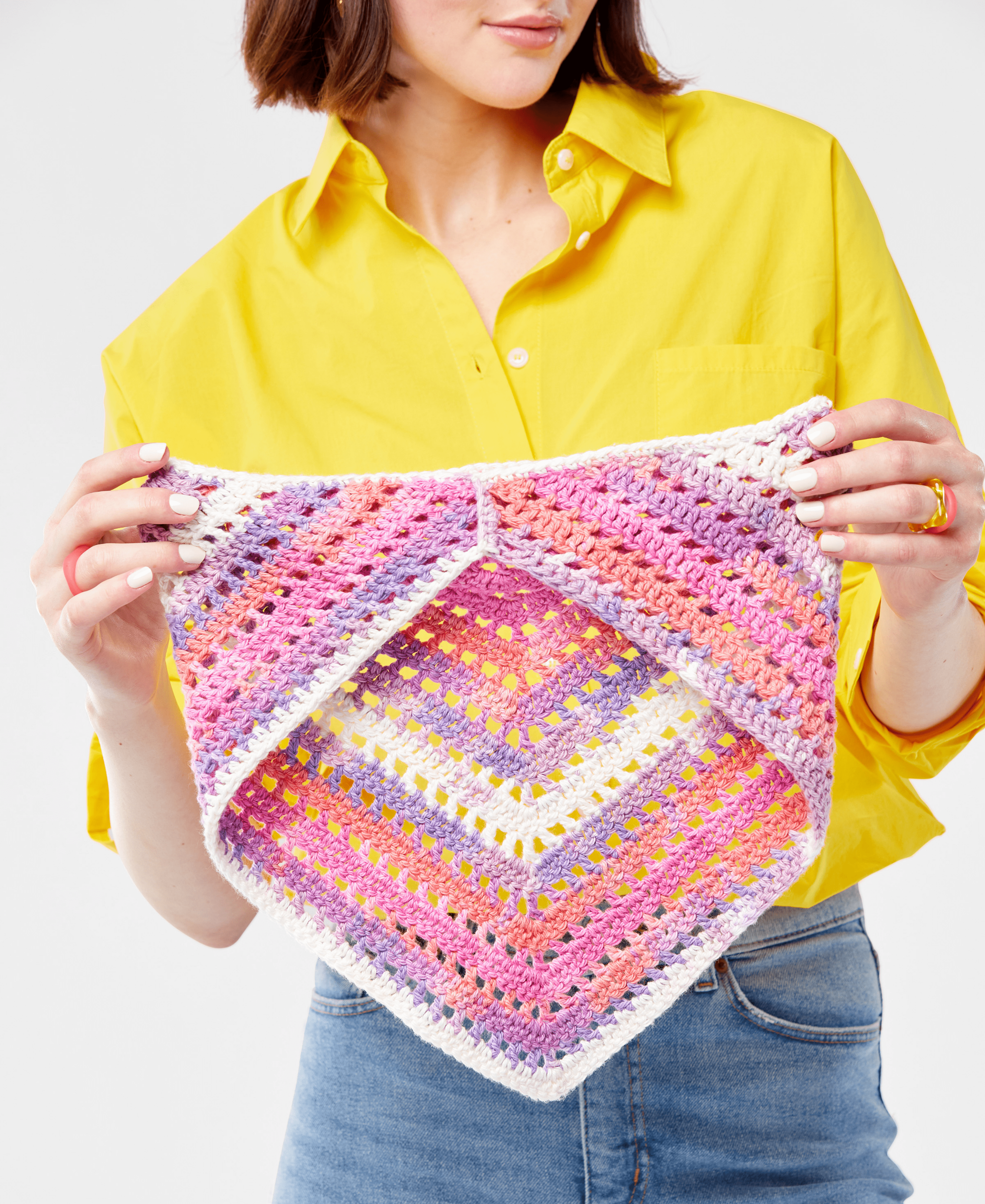 Melon Berry Kerchief Cowl – Premier Yarns