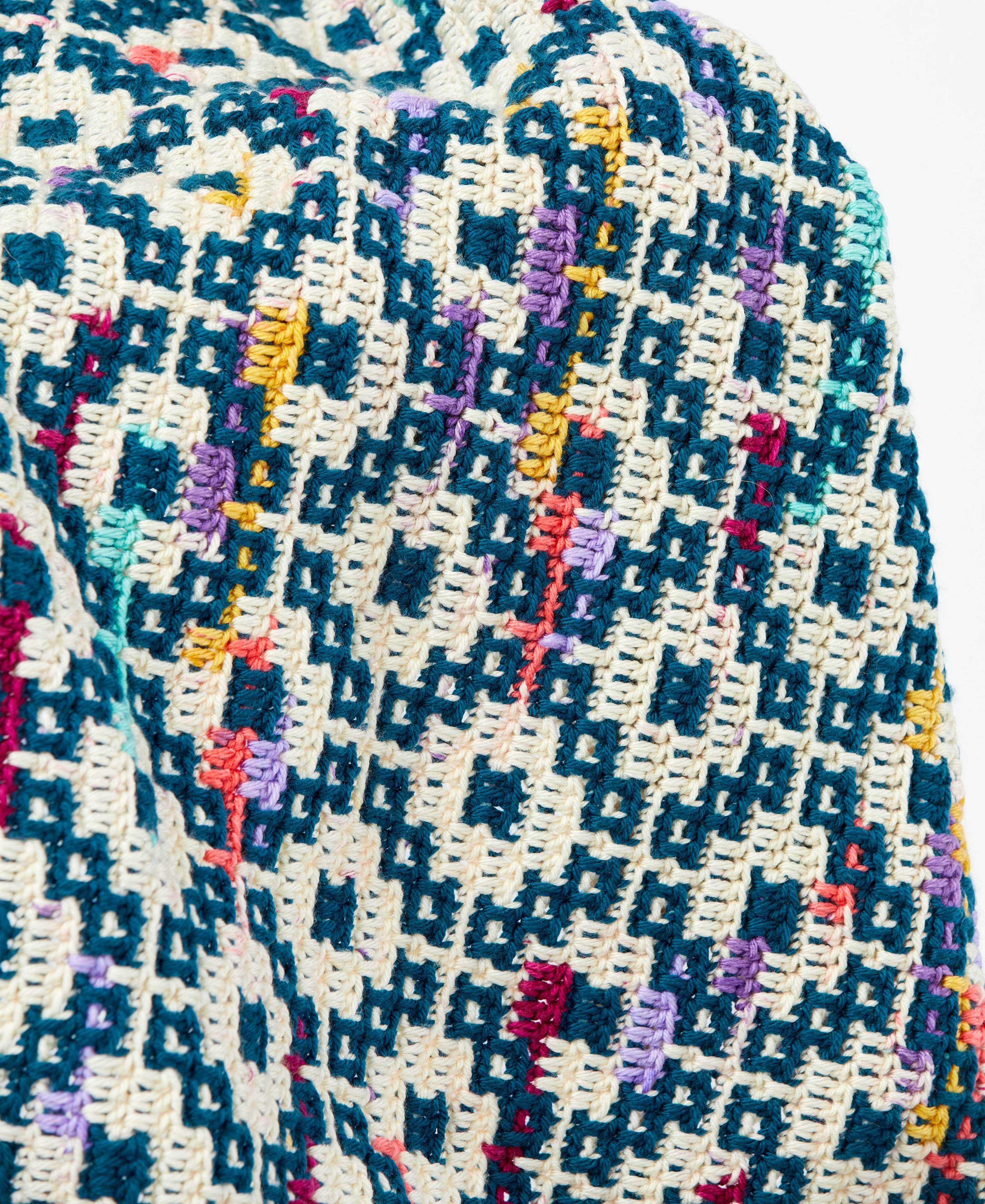 Flower Buds Mosaic Throw – Premier Yarns