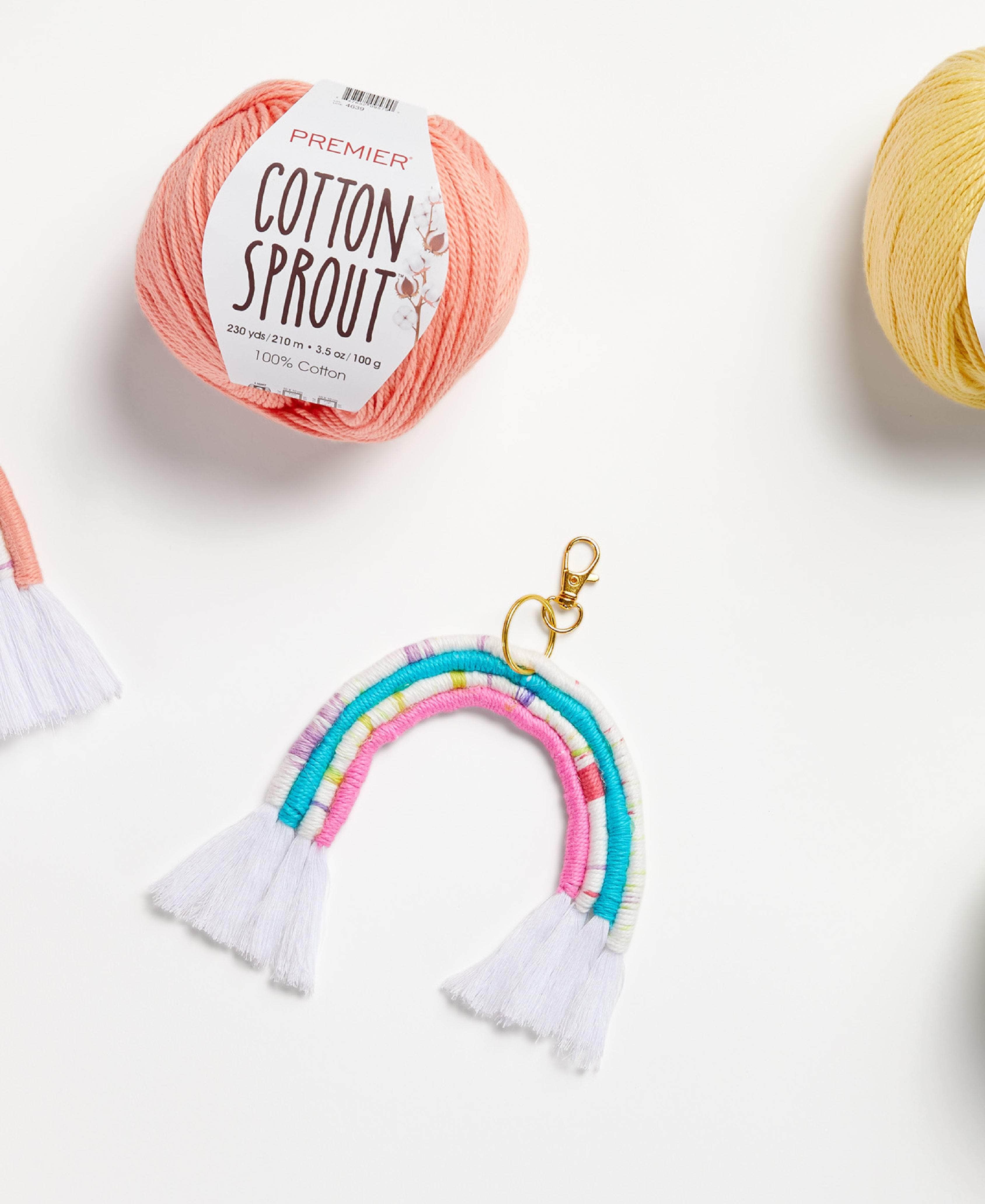 Rainbow Keychain – Premier Yarns