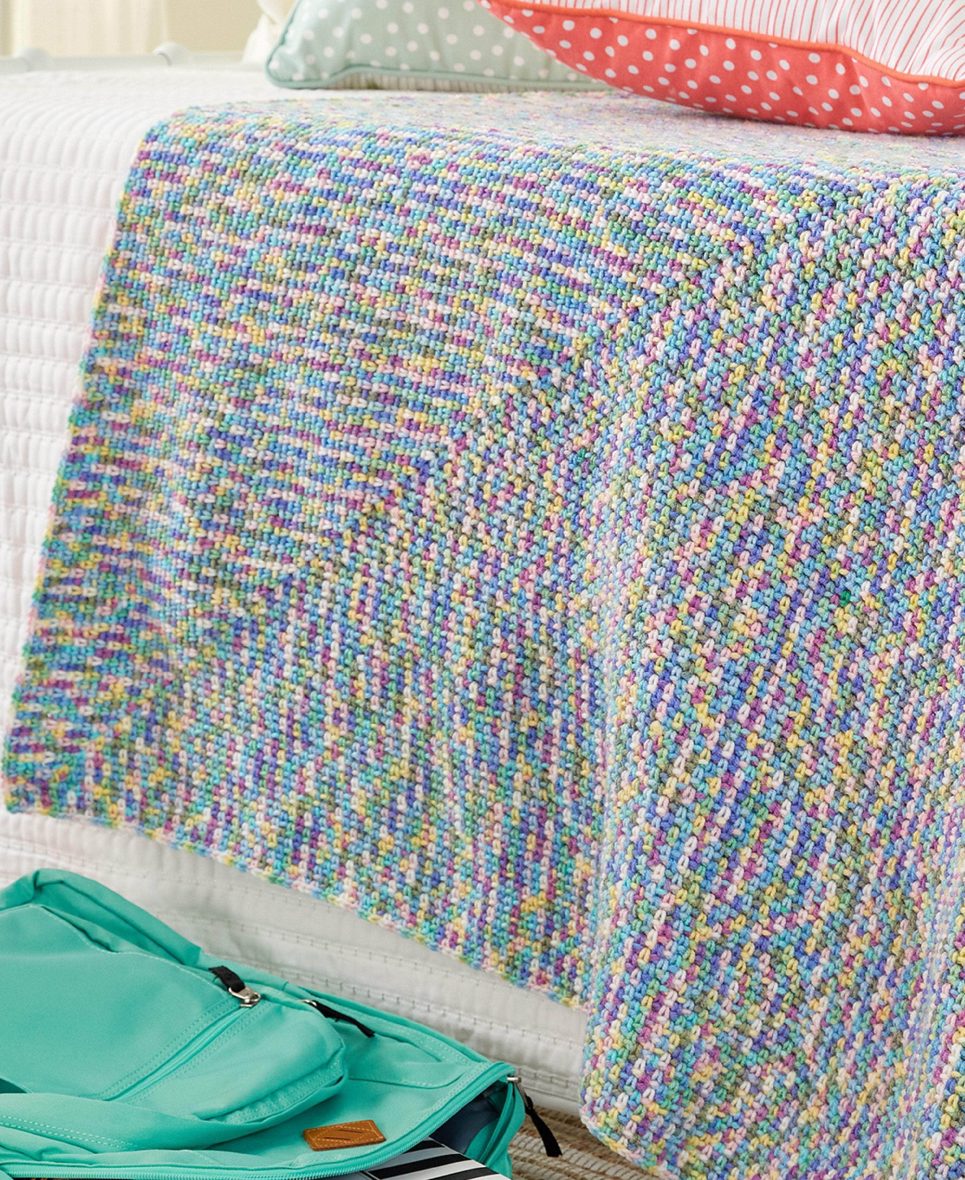 Pixelated Throw – Premier Yarns