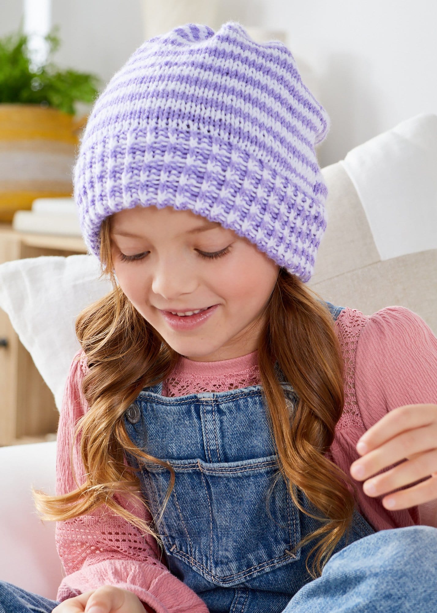 Bamboo Stripey Beanie – Premier Yarns