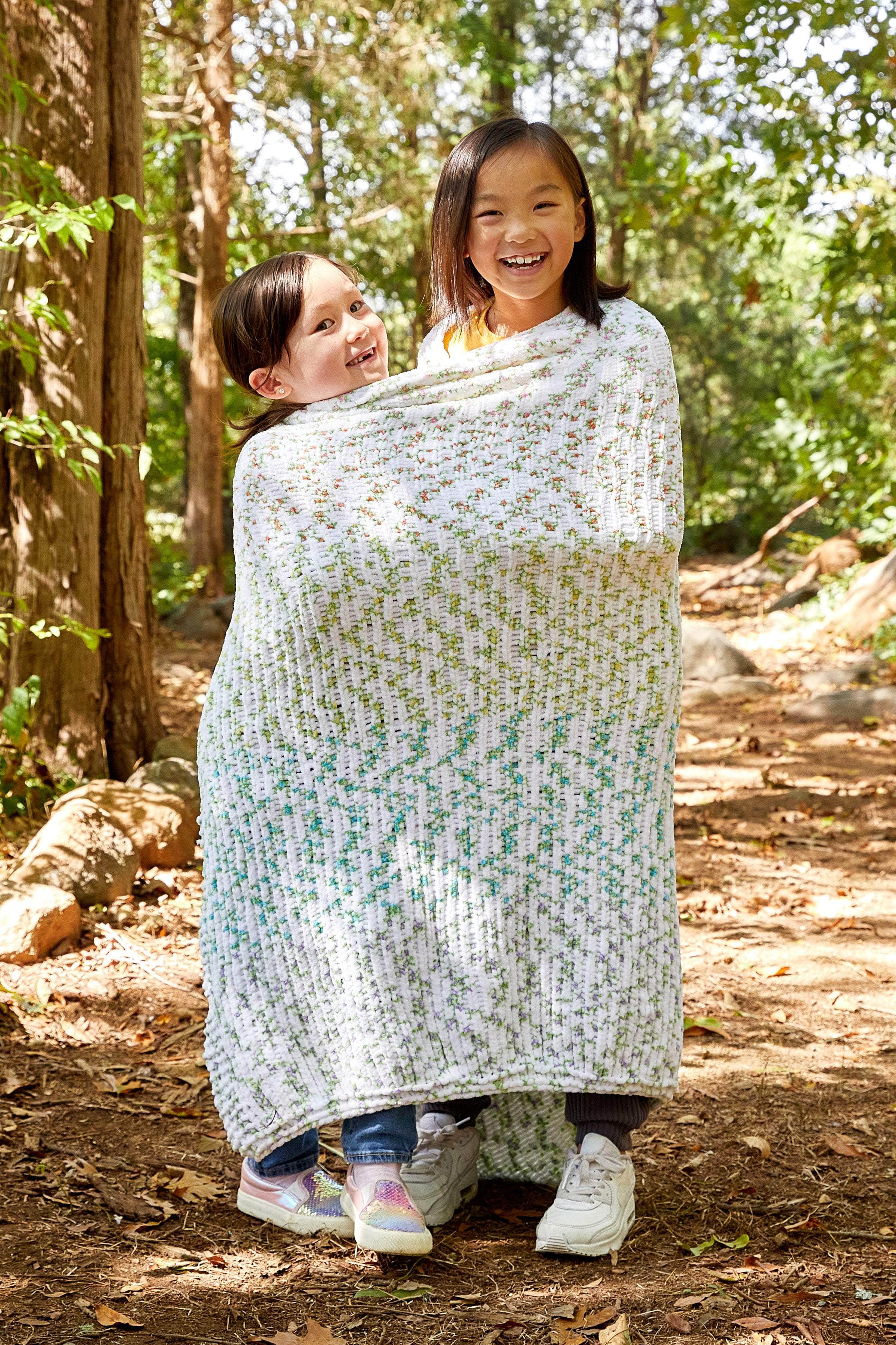 Rainbow Blooms Blanket – Premier Yarns