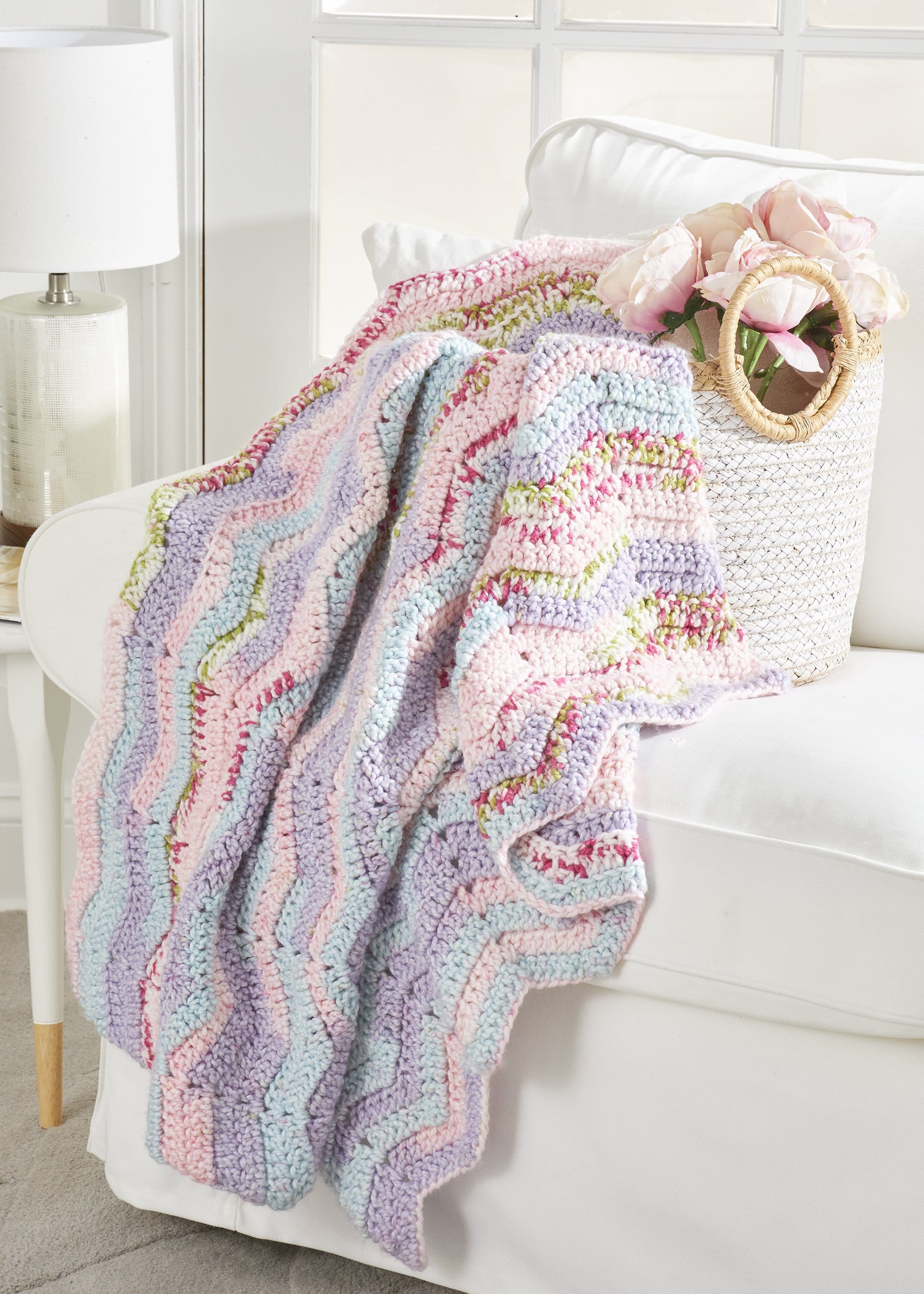 Cozy Chevron Throw – Premier Yarns
