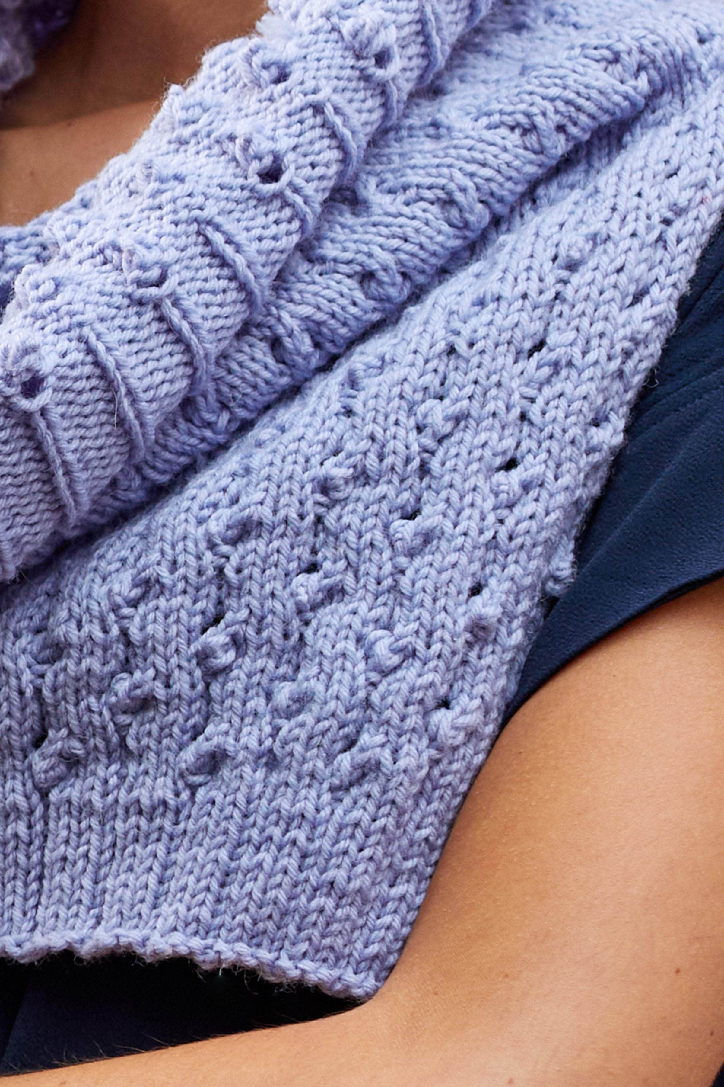 Bobble Rib Split Cowl – Premier Yarns