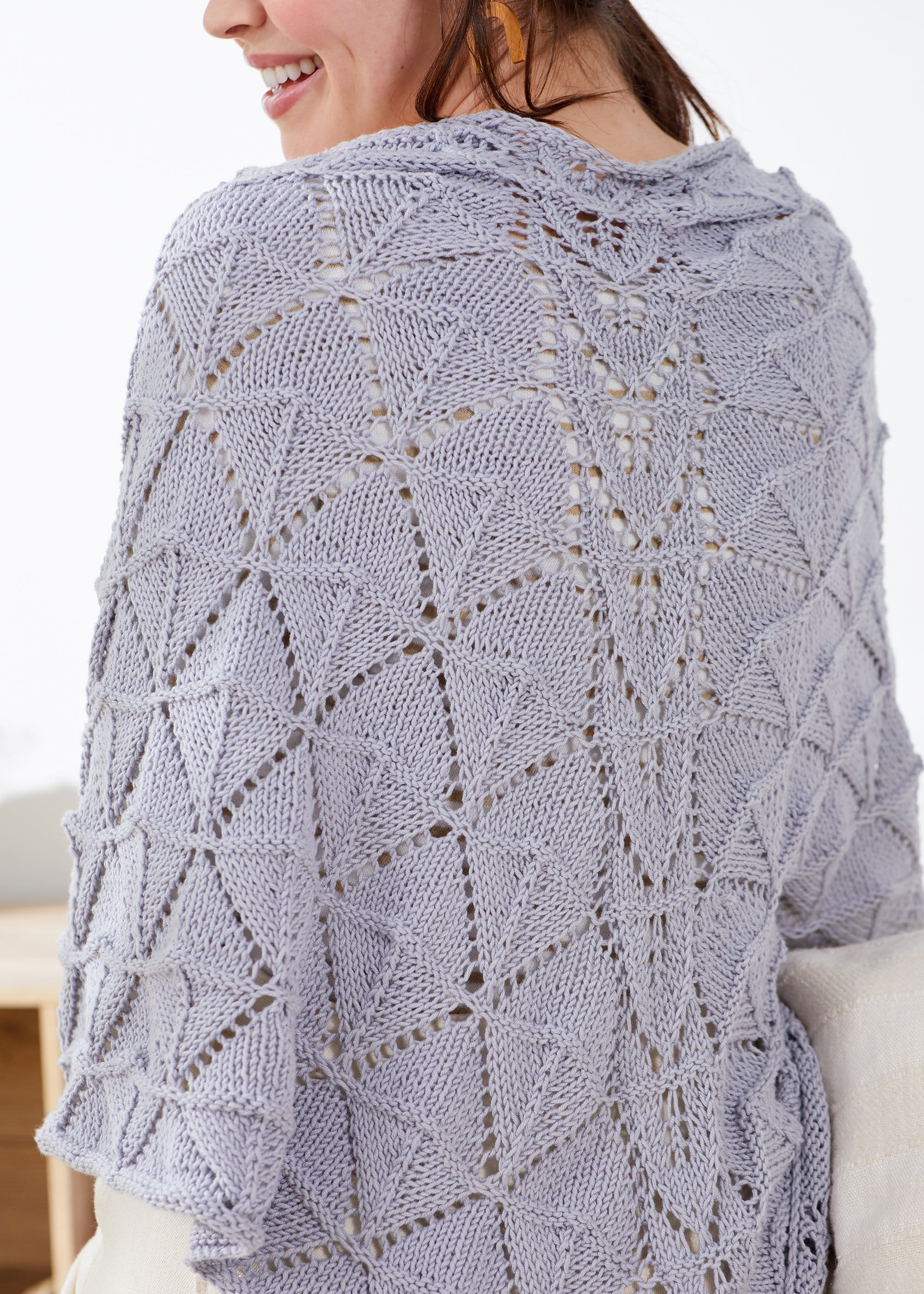 Silver Leaf Shawl – Premier Yarns