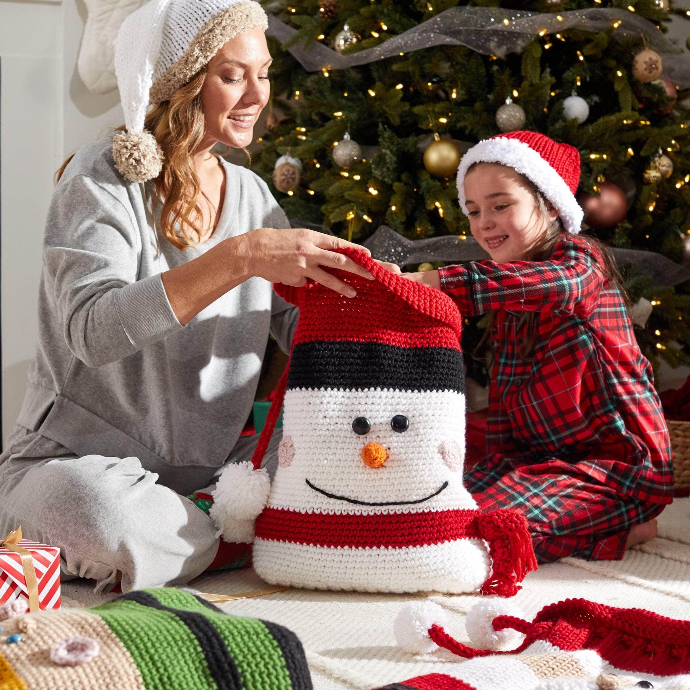 Crochet Snowman Gift Bag – Premier Yarns