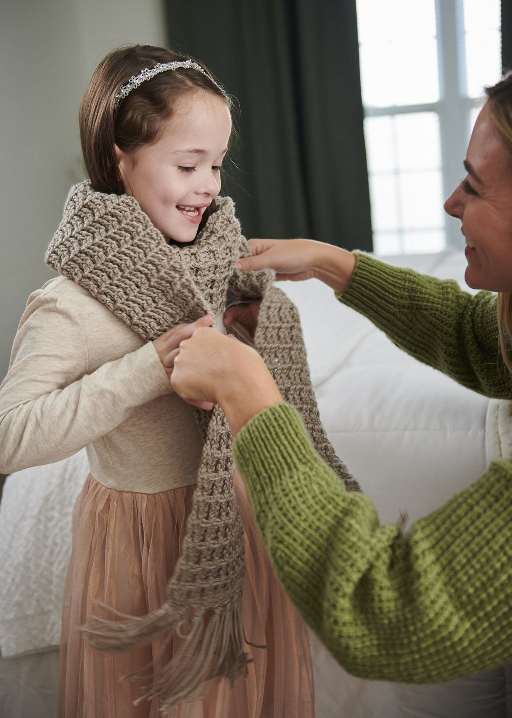 Waffle Fringe Scarf – Premier Yarns