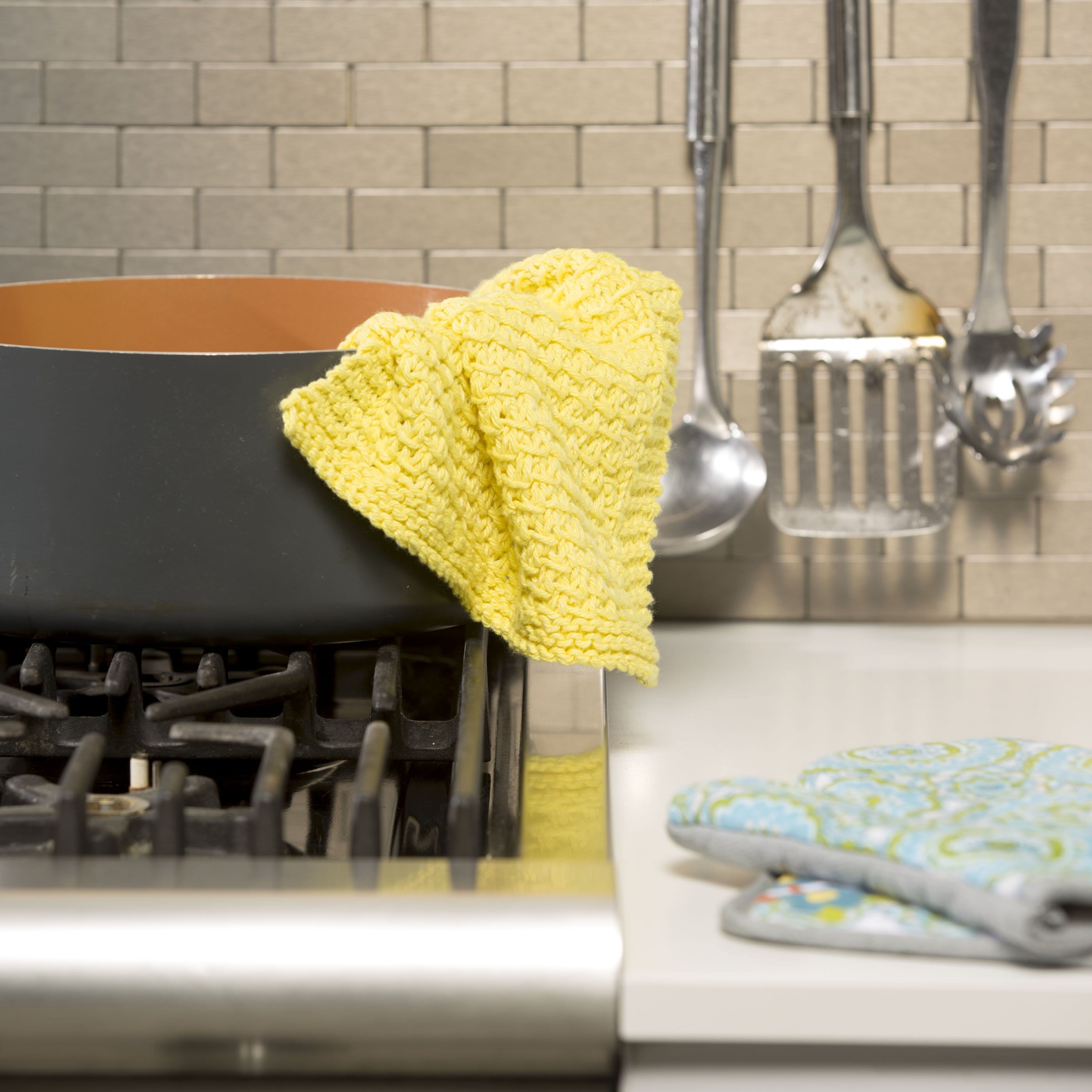 Lemon Meringue Dishcloth – Premier Yarns