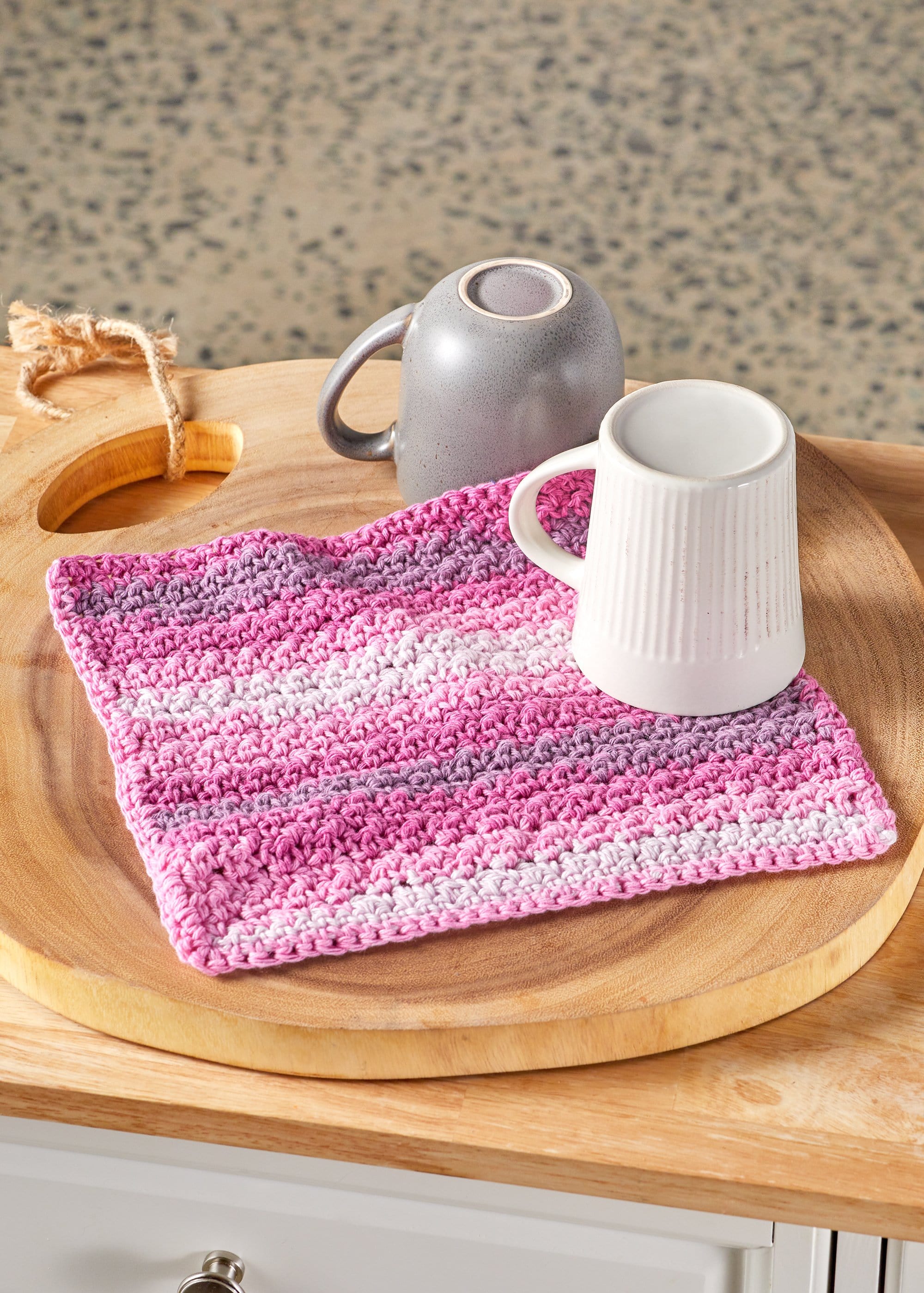 Rose Bud Dish Cloth – Premier Yarns