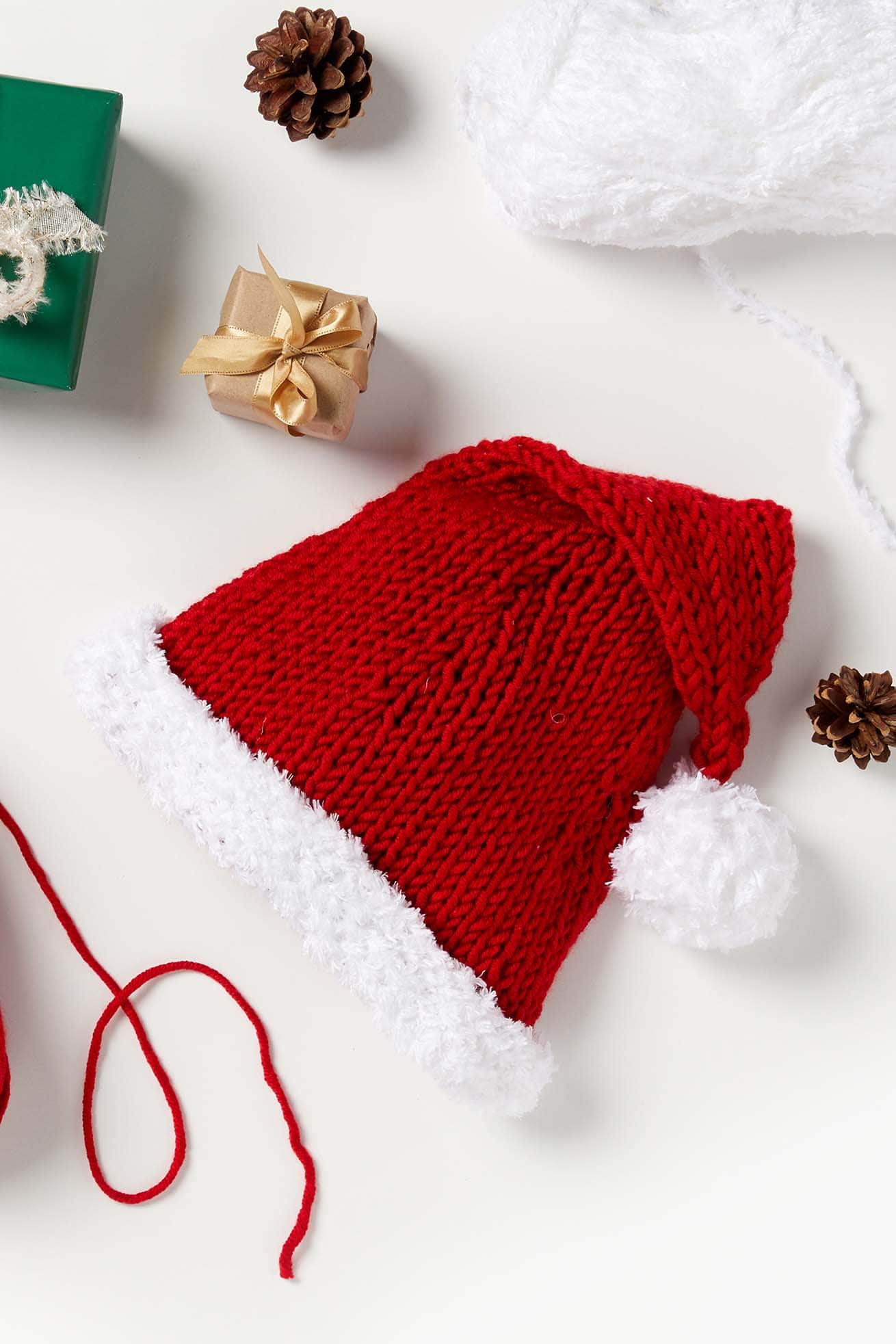 Knit Santa Hat – Premier Yarns