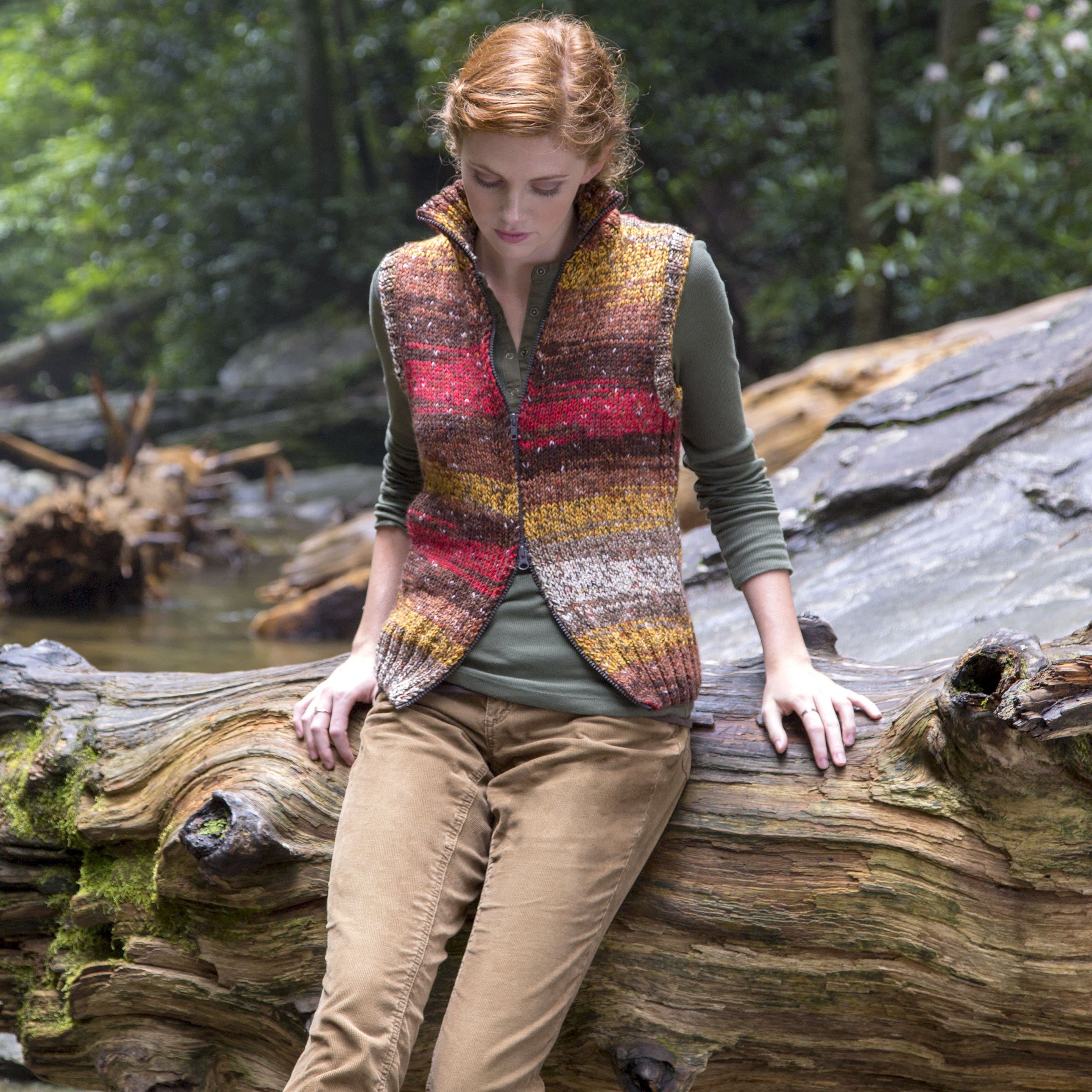 Towering Trees Vest – Premier Yarns