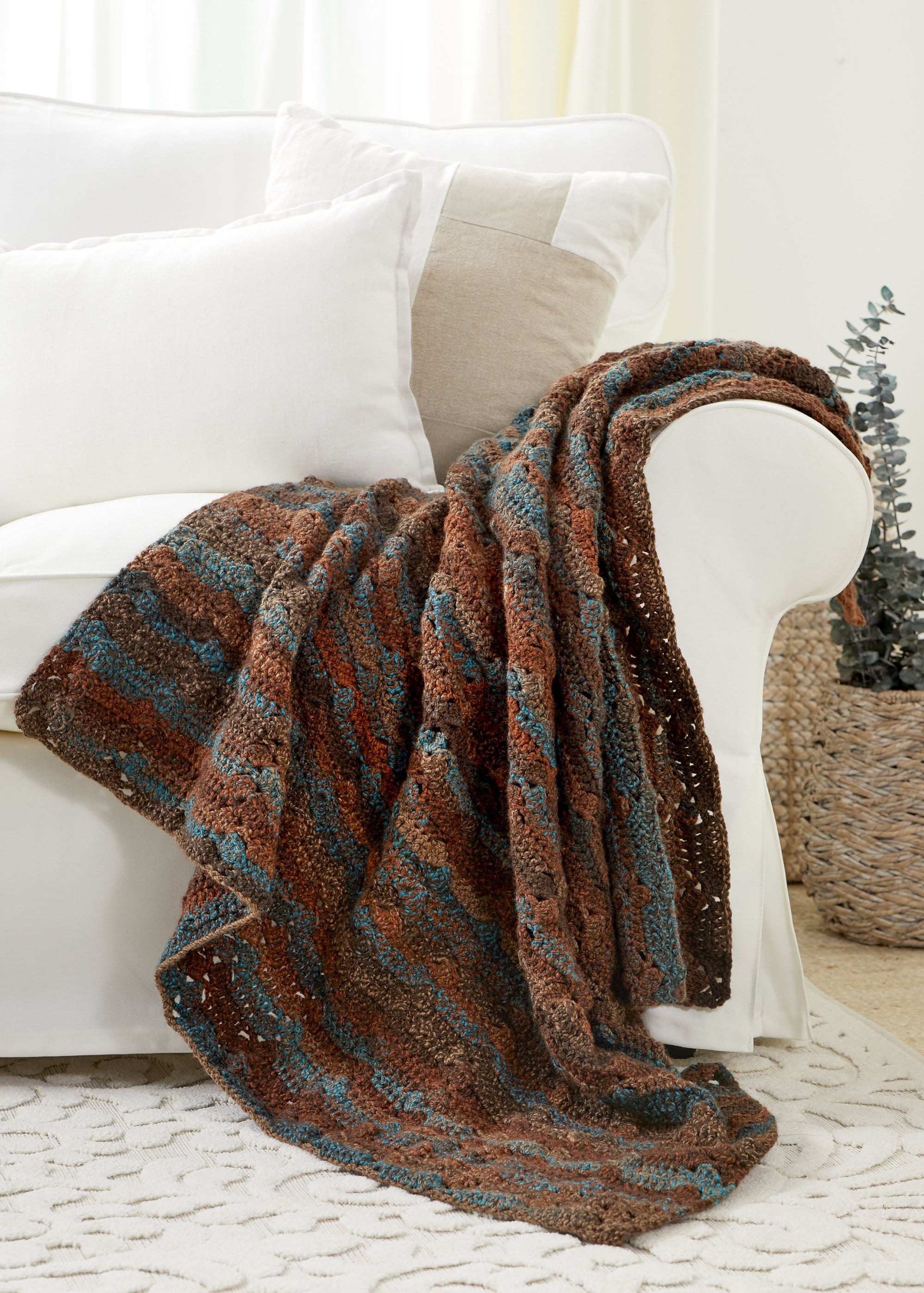 Climbing Cluster Afghan – Premier Yarns