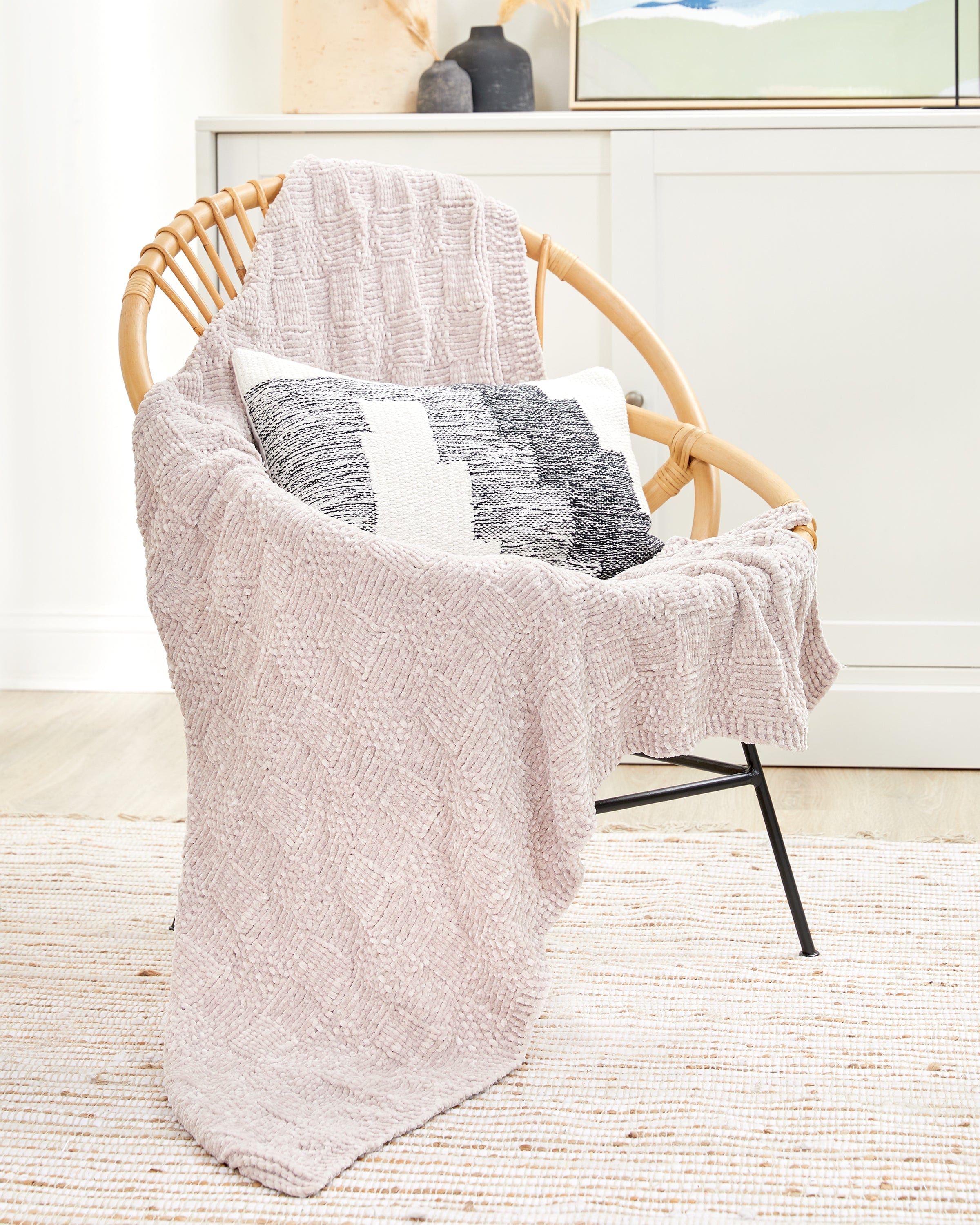 Checkerboard Throw – Premier Yarns