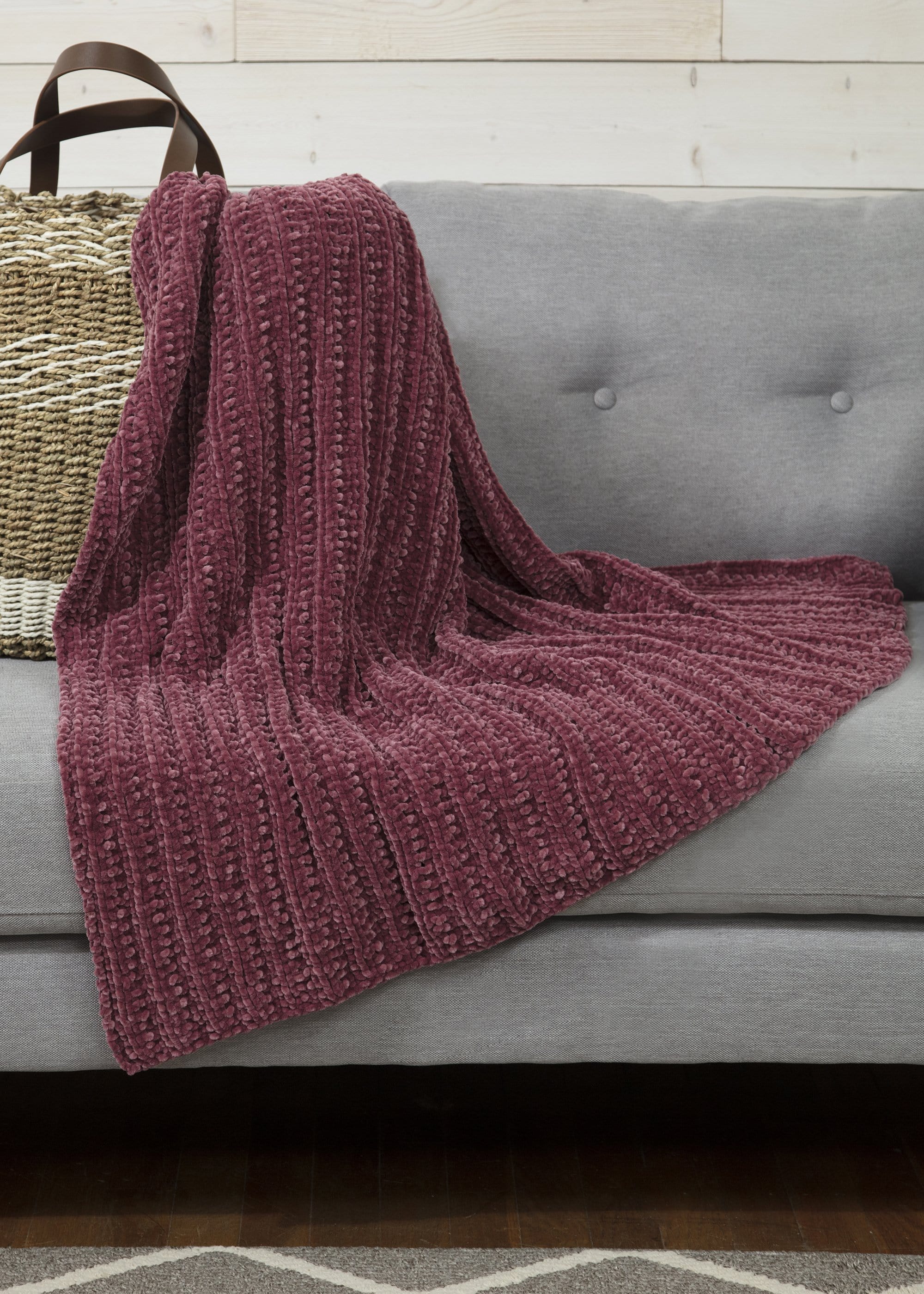 Cozy Rib Throw – Premier Yarns