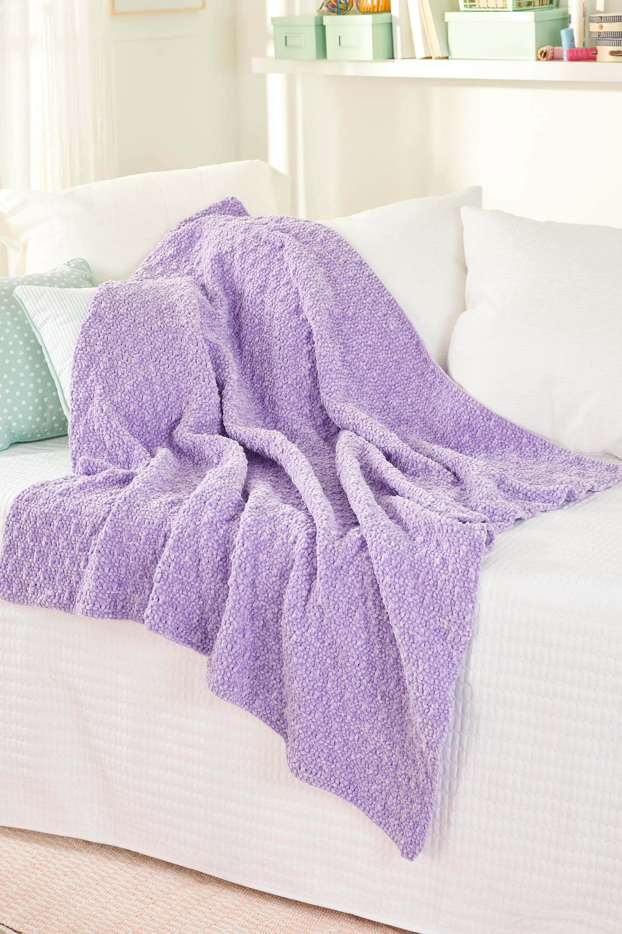 Lavender Valley Throw – Premier Yarns