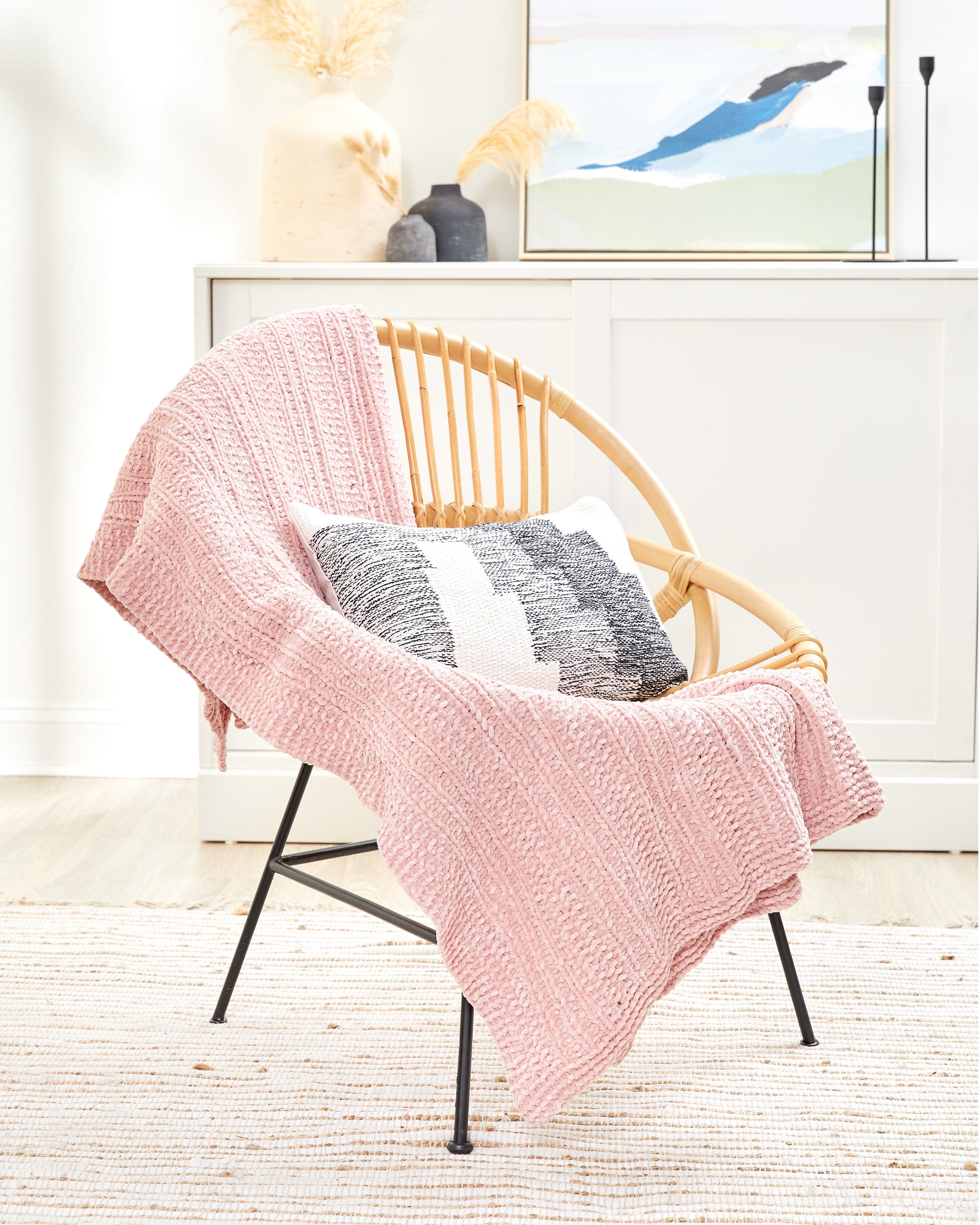 Twisted Columns Throw – Premier Yarns