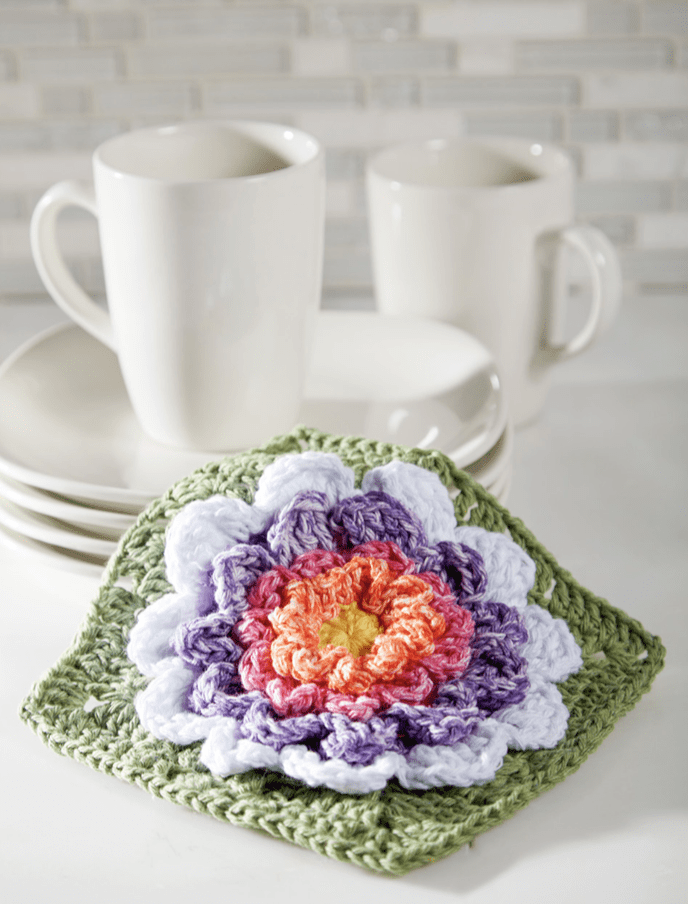 Premier® Full Bloom Dishcloth – Premier Yarns
