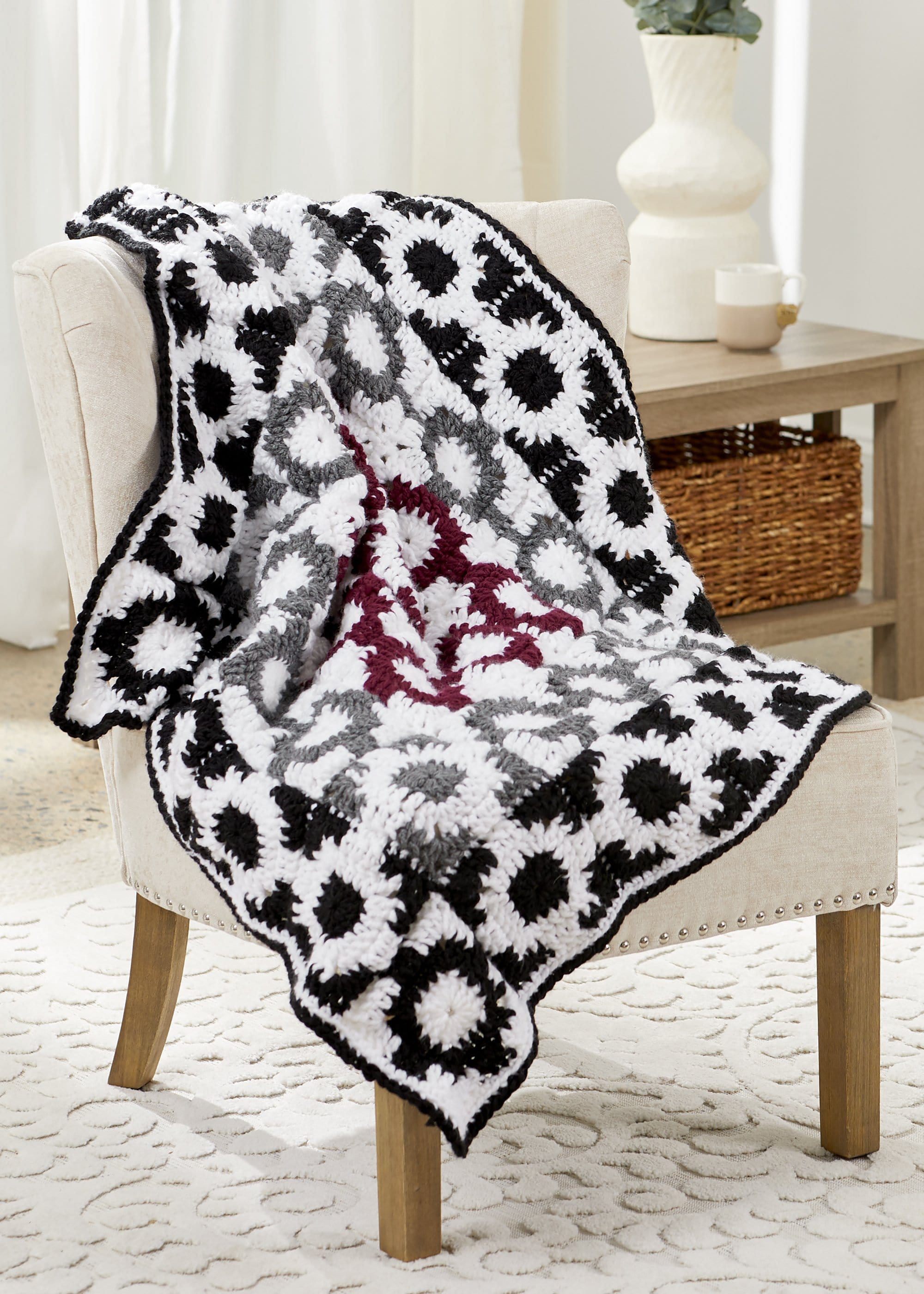 Graphic Motif Throw – Premier Yarns