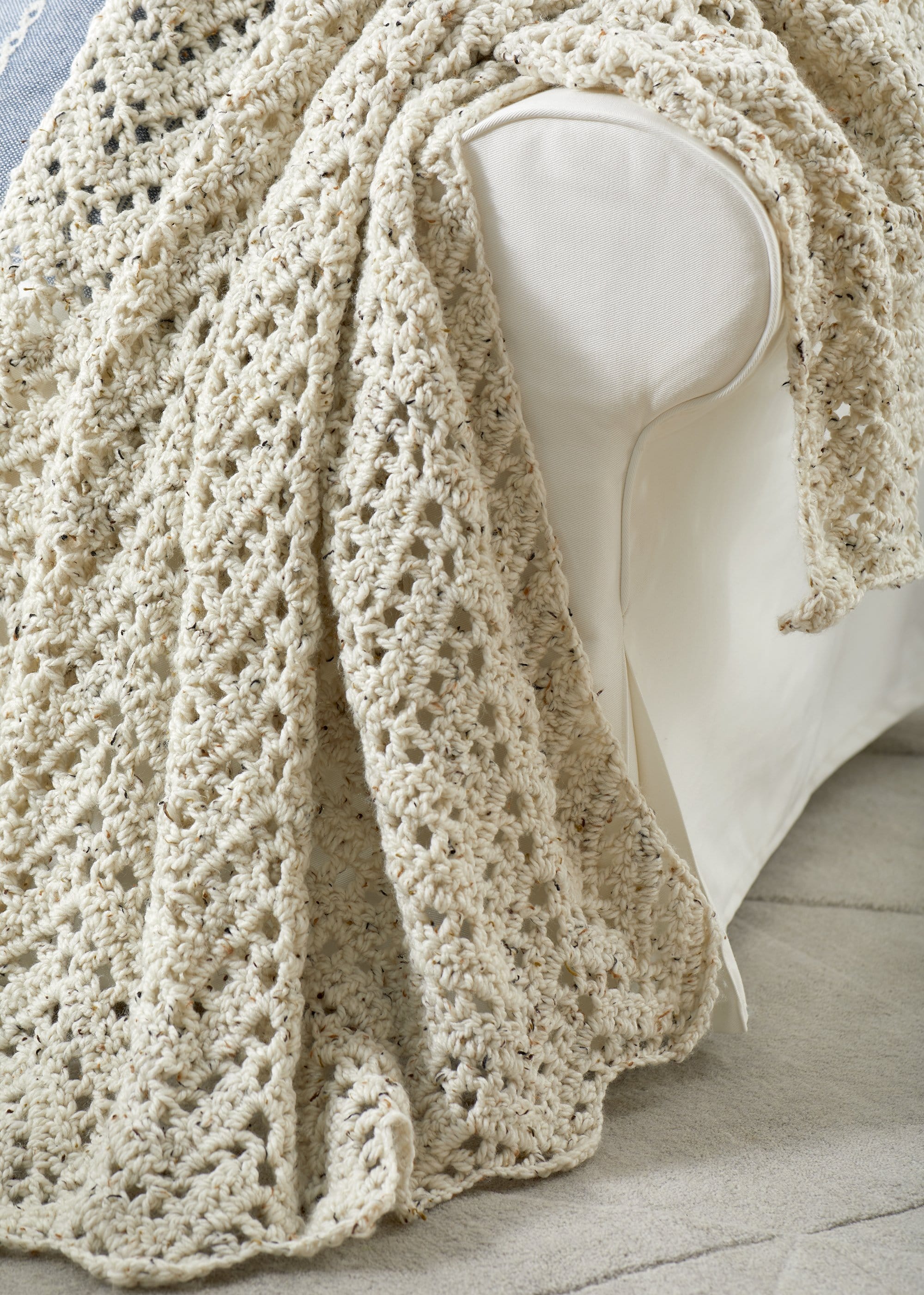 Eyelet Chevron Blanket – Premier Yarns